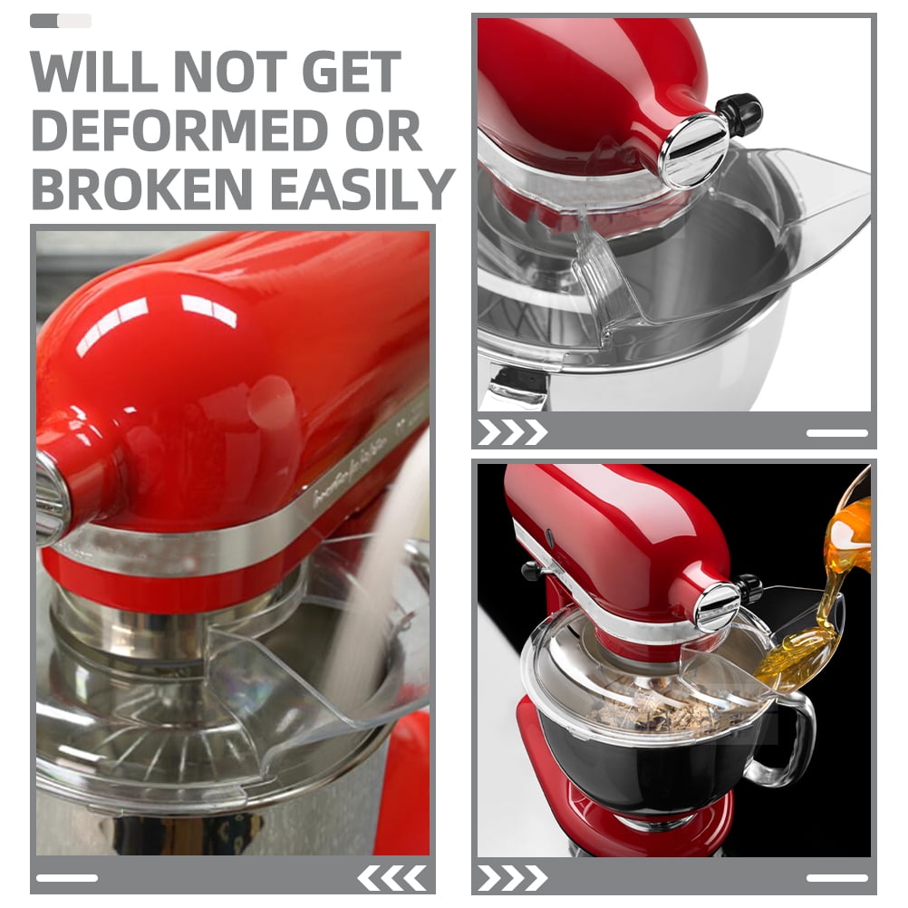 LEXSOMEO Pouring Shield Mixer Splatter Guard Mixing Bowl Anti-splash ...