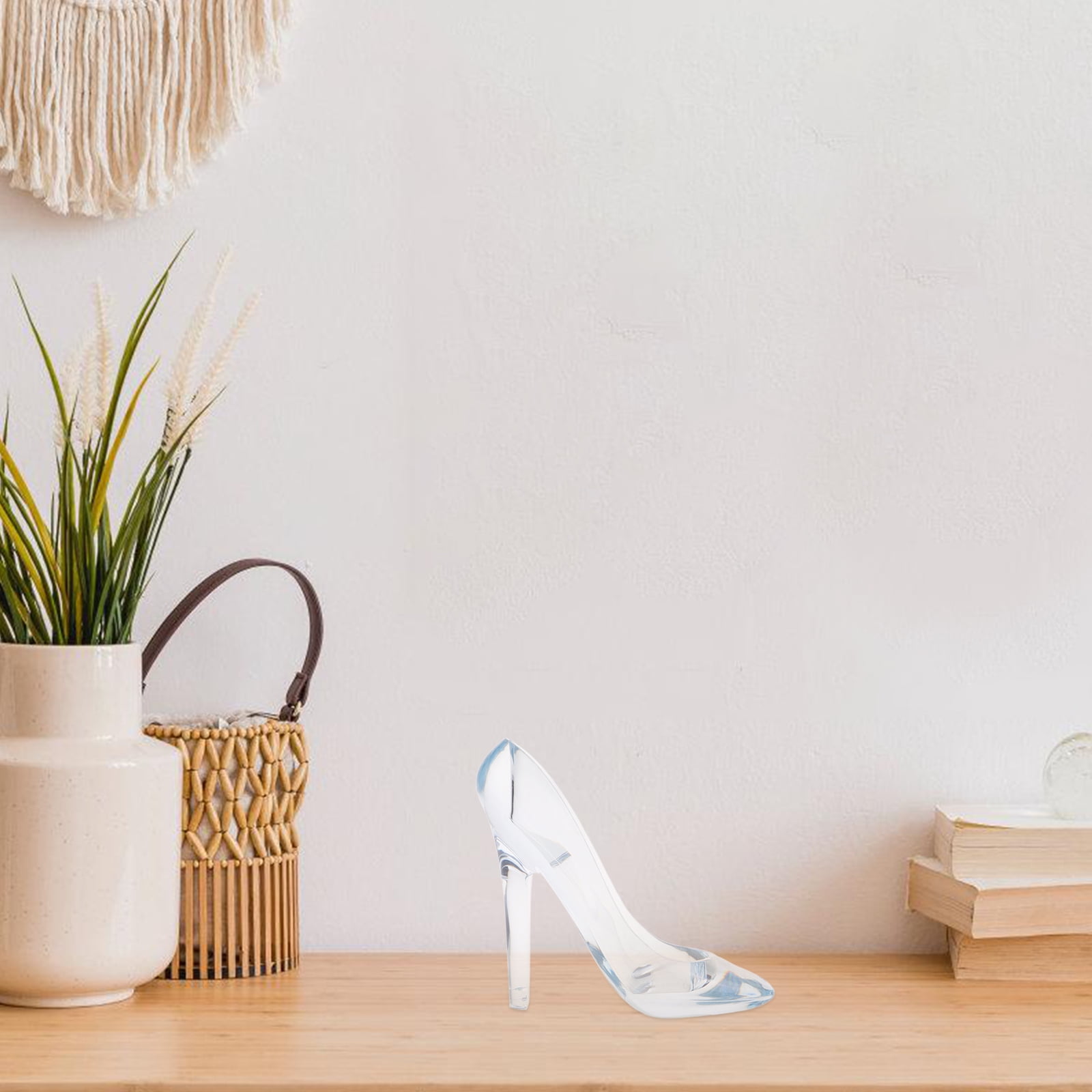 Sky-blue Plastic Princess Slipper Ornament for Decoration Beautiful ...