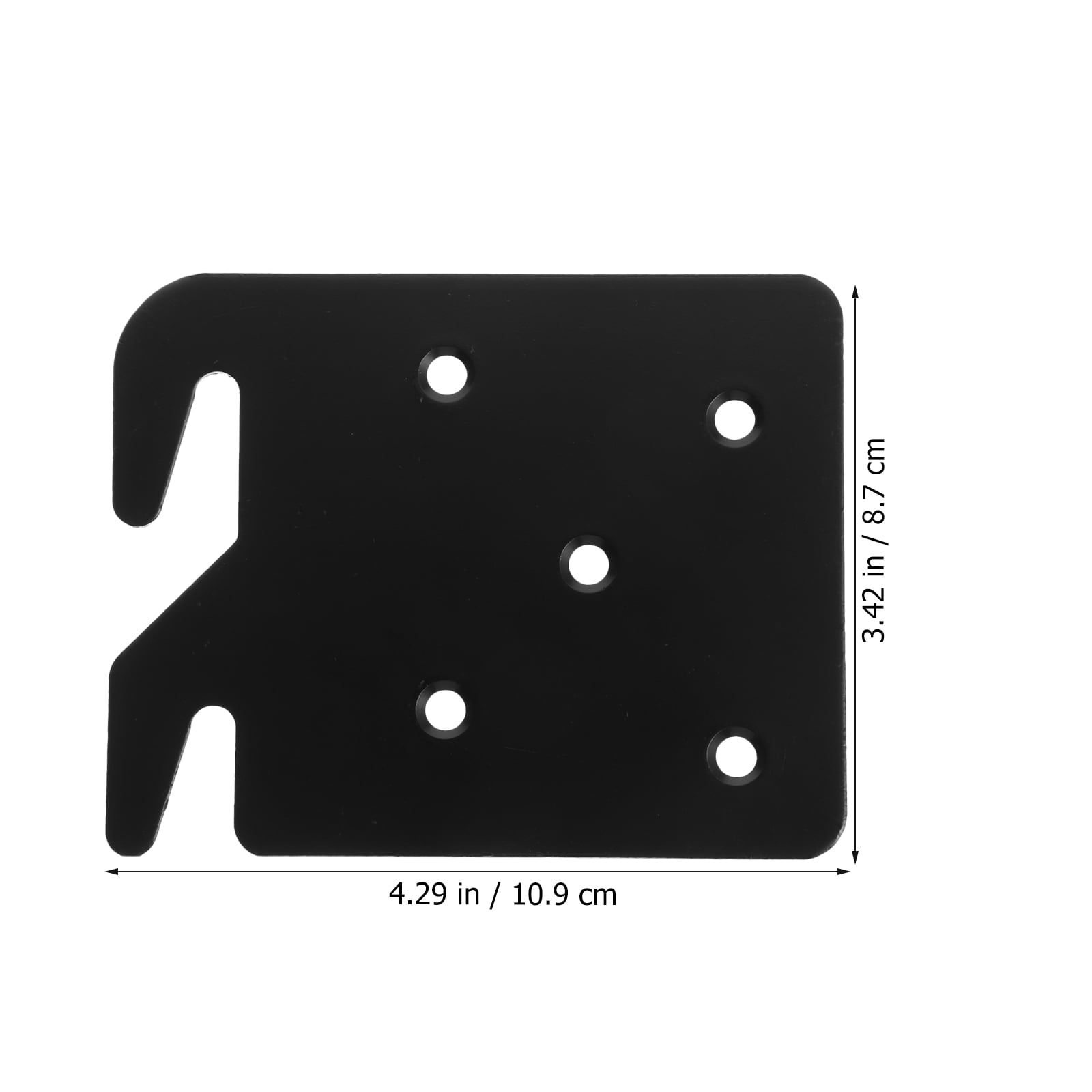 RENACLIPY Black Iron Bed Rail Bracket Replacement for Home Bed Frame ...