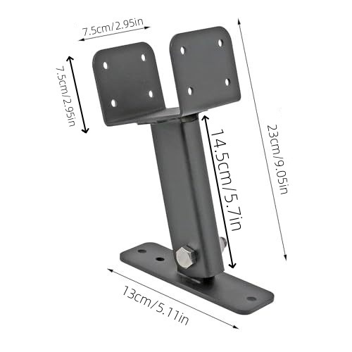 LEXSOMEO Roof Riser Bracket Heavy Duty Beam Bracket Roof Riser Post ...