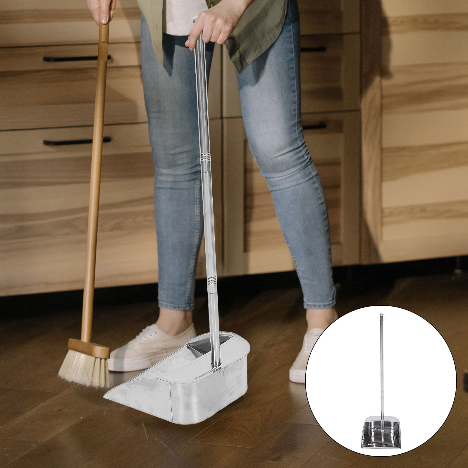 LEXSOMEO Room Cleaning Shovel Long Handle Garbage Shovel Cleaning ...