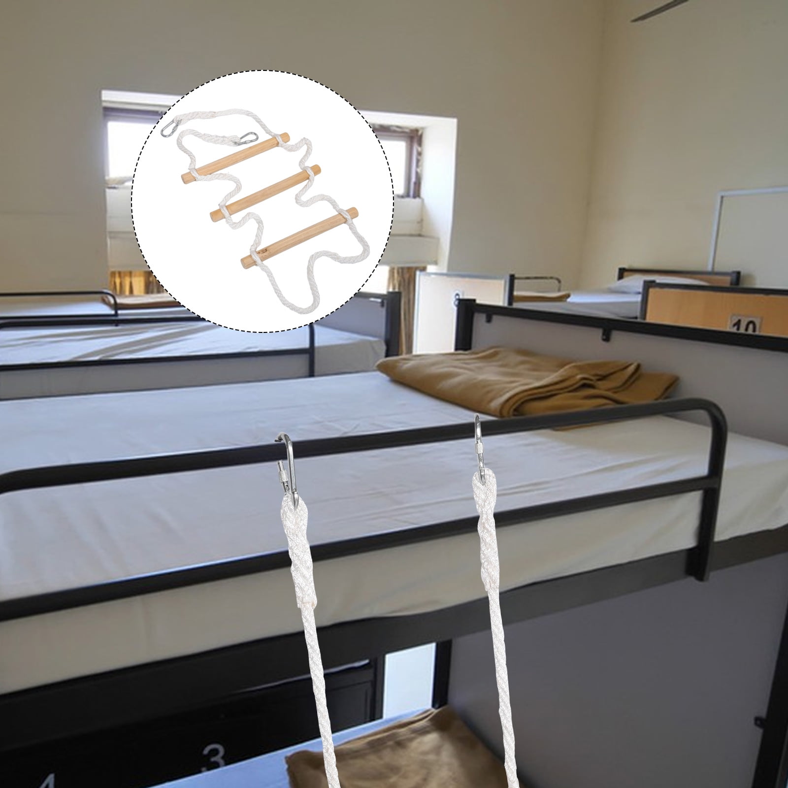 LEXSOMEO Rope Ladder For Bunk Beds And Playground Easy To Install ...
