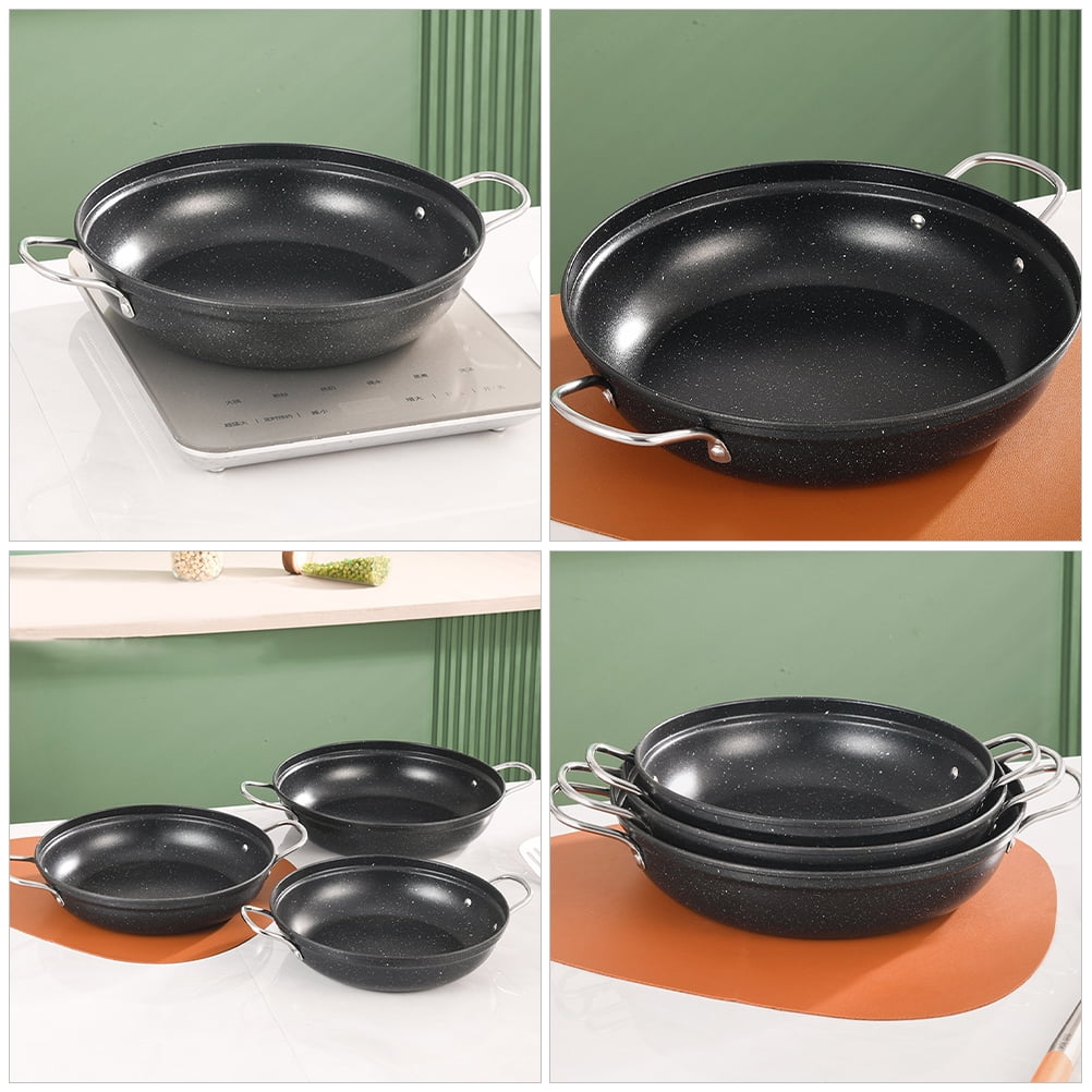 RENACLIPY Renaclipy Double Handle Stainless Steel Wok with Medical ...