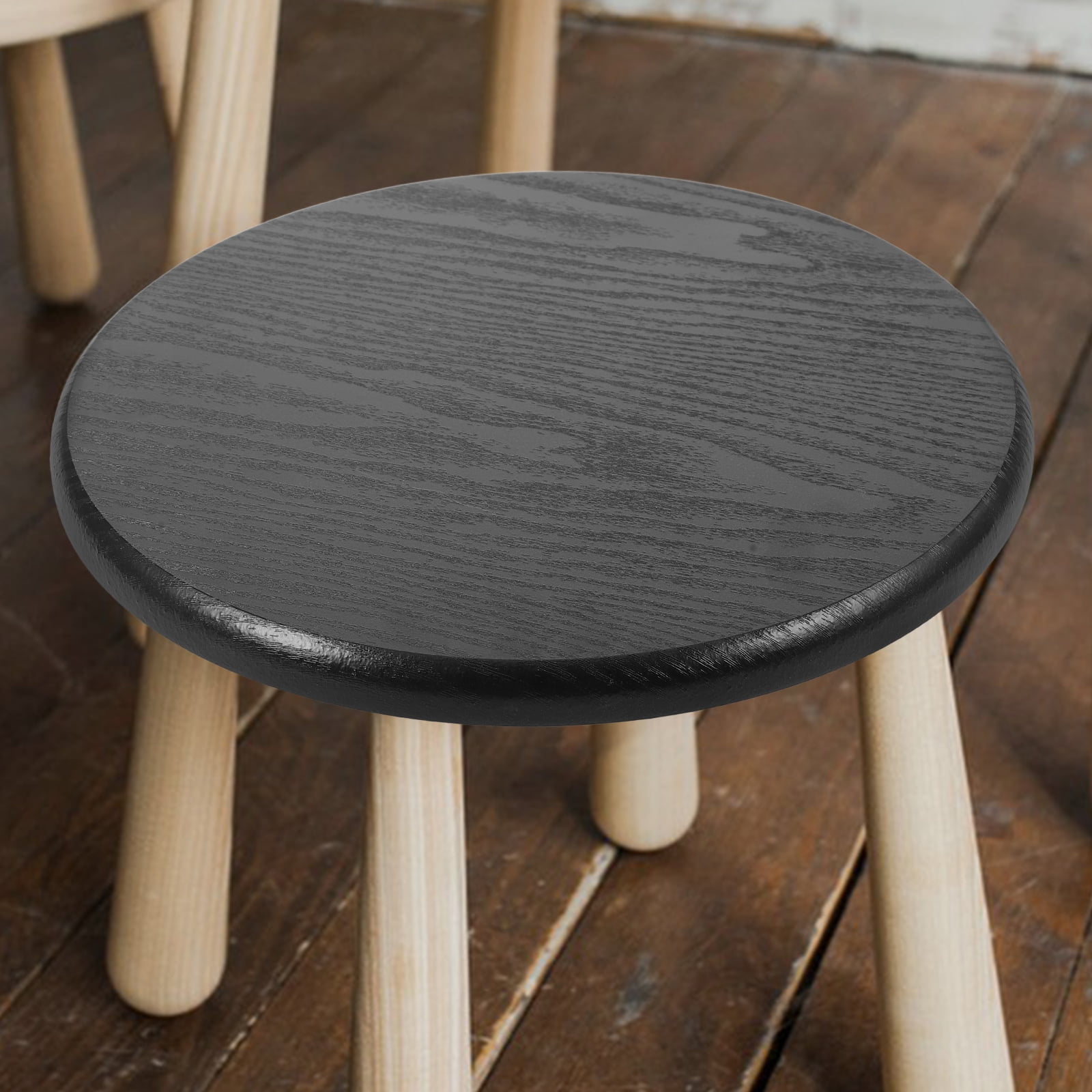 LEXSOMEO Round Stool Seat Replacement Wooden Stool Board Sturdy Stool ...
