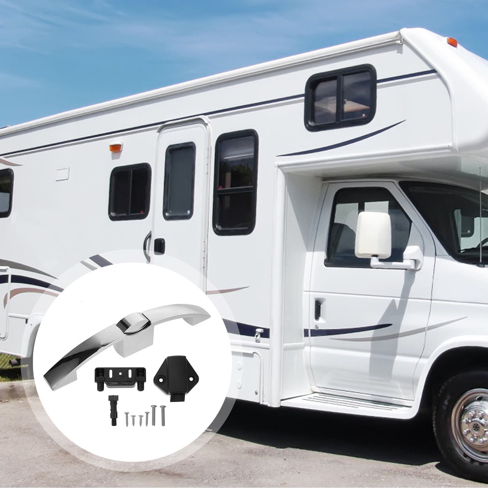 Rv Door Handle for Camper Bathroom 1 Set Rv Accessory - Walmart.com