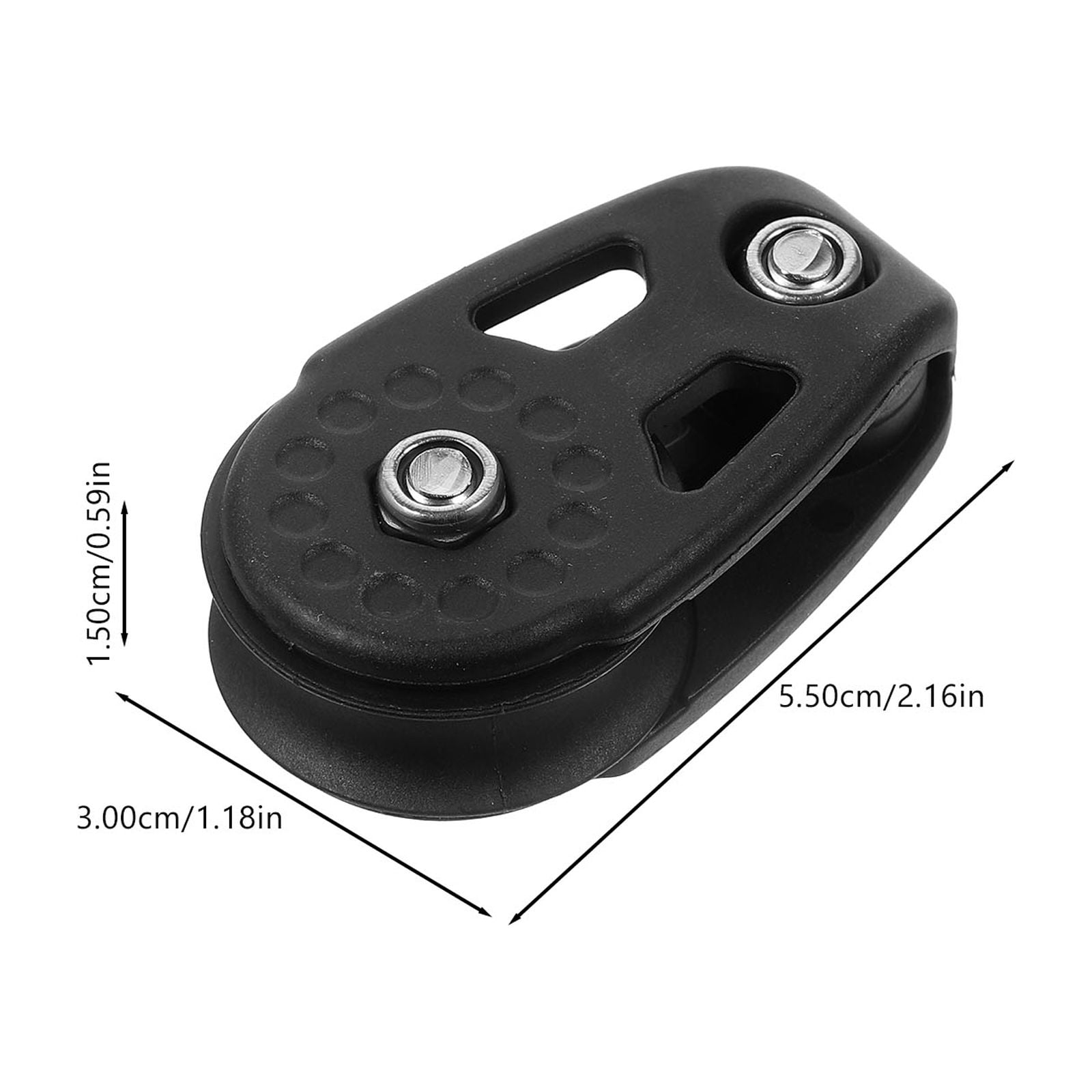 LEXSOMEO Sailing Pulley Block Single Swivel Pulley Lifting Sailboat ...