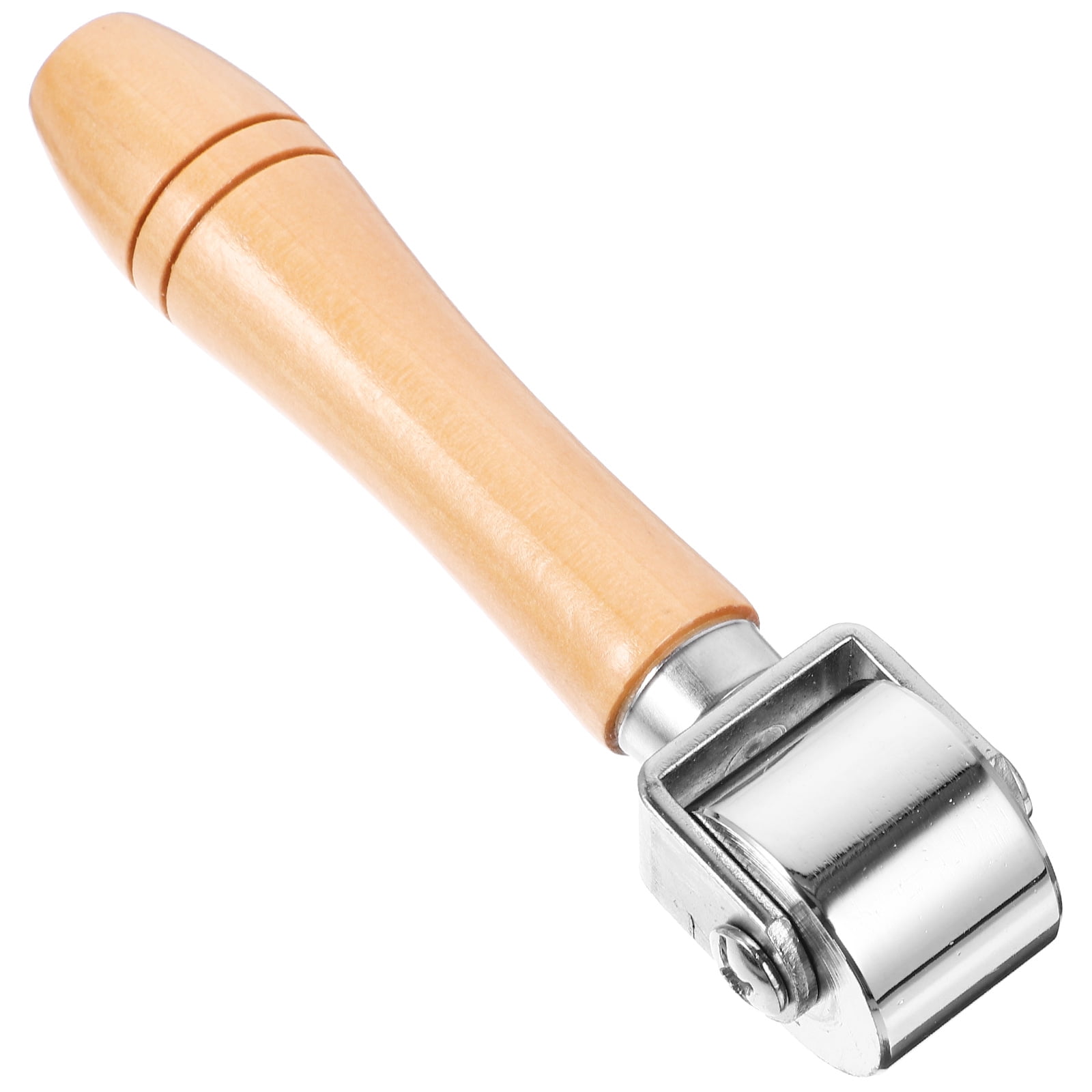 LEXSOMEO Seam Roller Wooden Handle Pressing Roller Quilting Leather ...