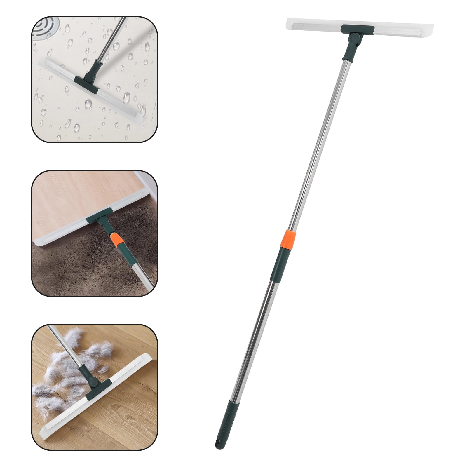 LEXSOMEO Silicone Squeegee Long Handle Shower Squeegee Floor Squeegee ...
