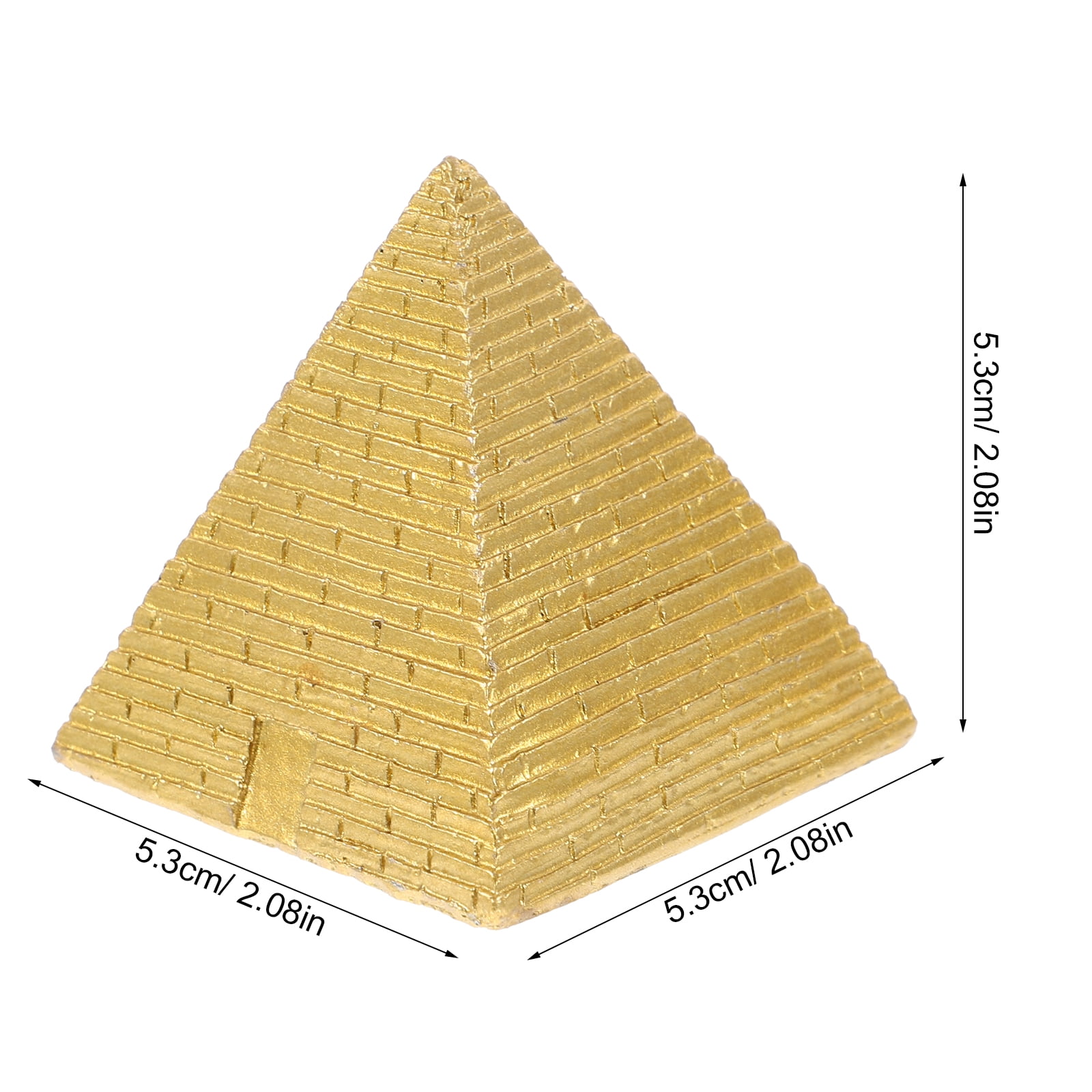 LEXSOMEO Simulated Small Egyptian Pyramid Model Resin Craft Mini ...