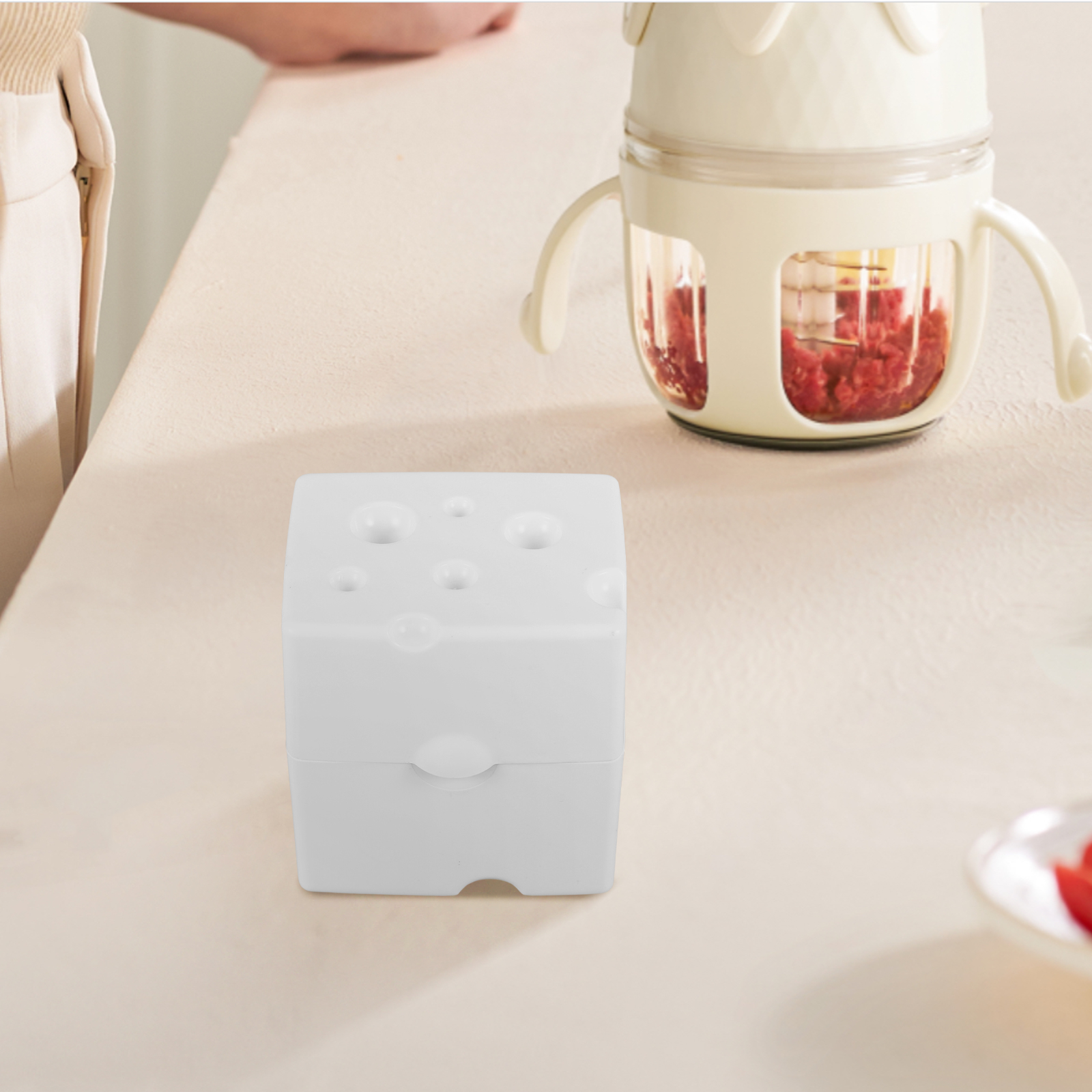 LEXSOMEO Sliced Cheese Storage Container For Fridge Cheese Shaped ...