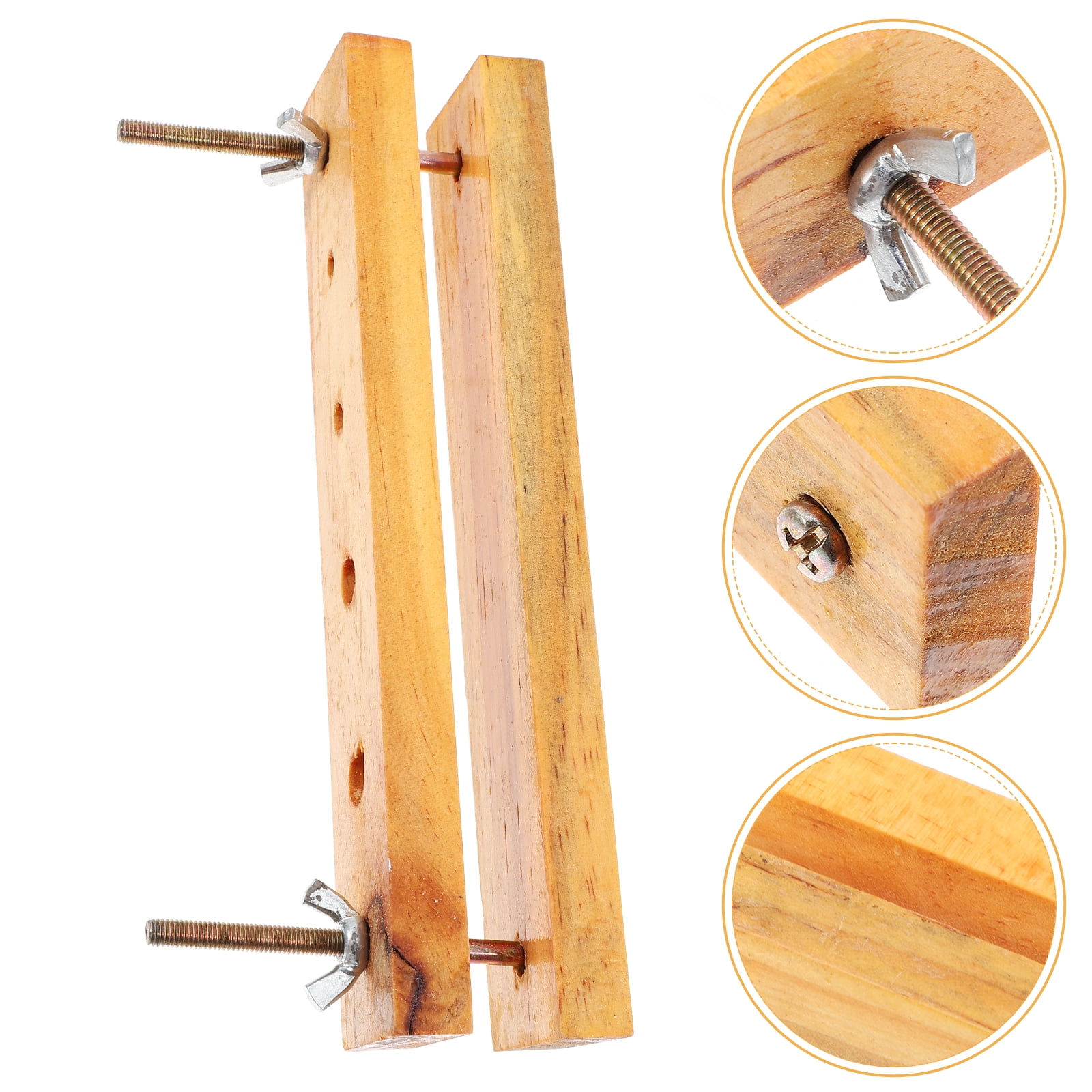 LEXSOMEO Solid Wood Hole Punch Splint Laboratory Instruments Punch ...