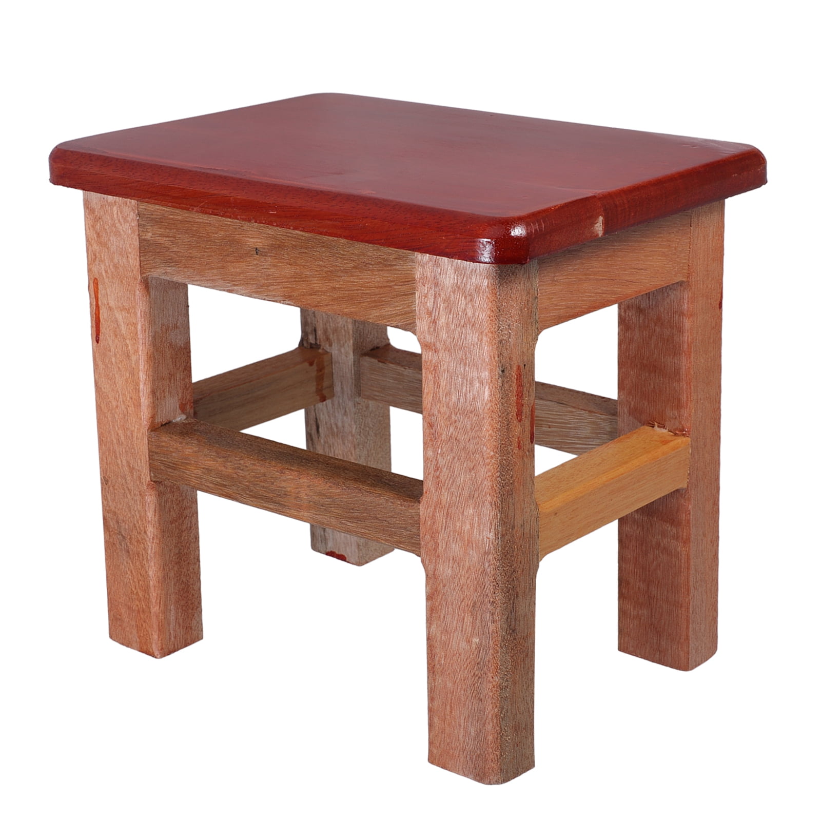 LEXSOMEO Solid Wood Small Stool Versatile Small Stool for Home Dorm Use ...