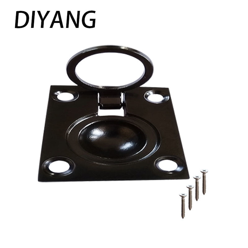 LEXSOMEO Stainless Steel Black Coated Square Deck Pull Handle For Boat ...