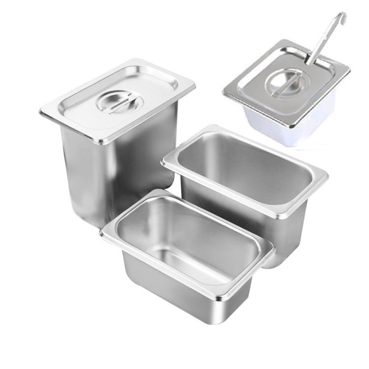 HEMOTON Stainless Steel Ice Cream Container for Homemade Ice Cream and ...