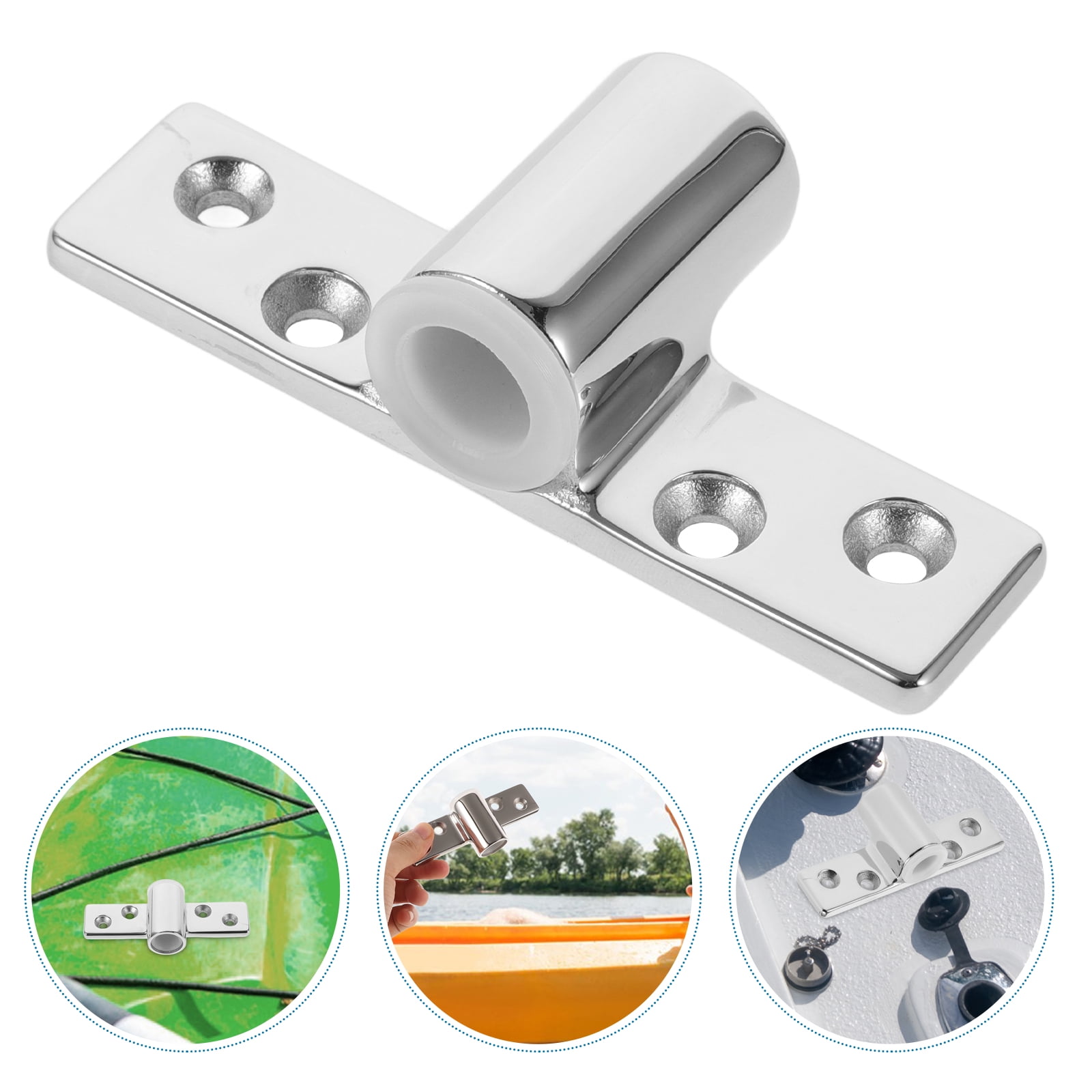 LEXSOMEO Stainless Steel Oarlock Mount Oarlock Socket for Secure Boat ...