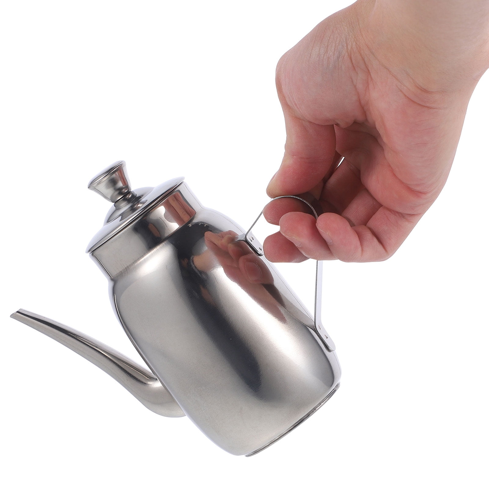 LEXSOMEO Stainless Steel Oil Storage Pot Kitchen Grease Jug Dispensing ...