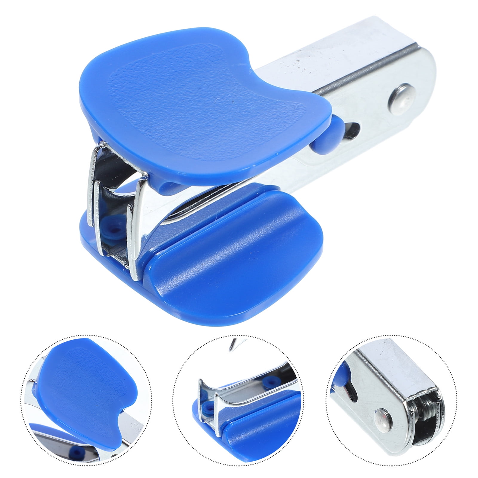 RENACLIPY Blue Ergonomic Staple Remover Stick for Office Plastic Steel ...