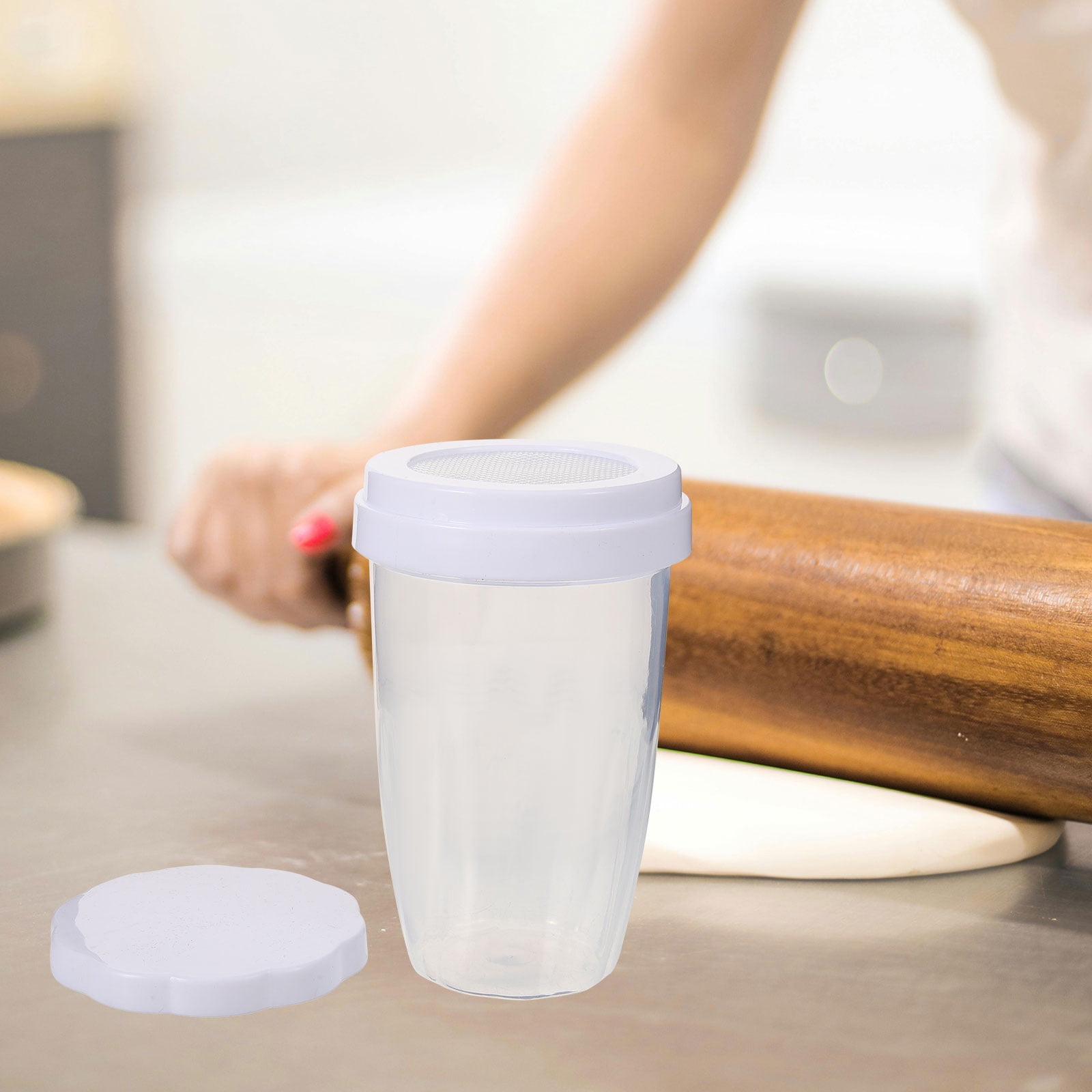 LEXSOMEO Sugar Shaker Duster Chocolate Shaker Reusable Powdered Sugar ...