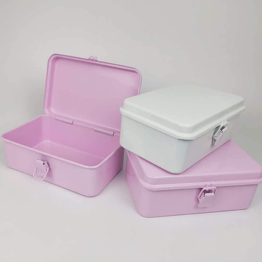 LEXSOMEO Tool Box Metal Tool Storage Case Car Tool Storage Container ...