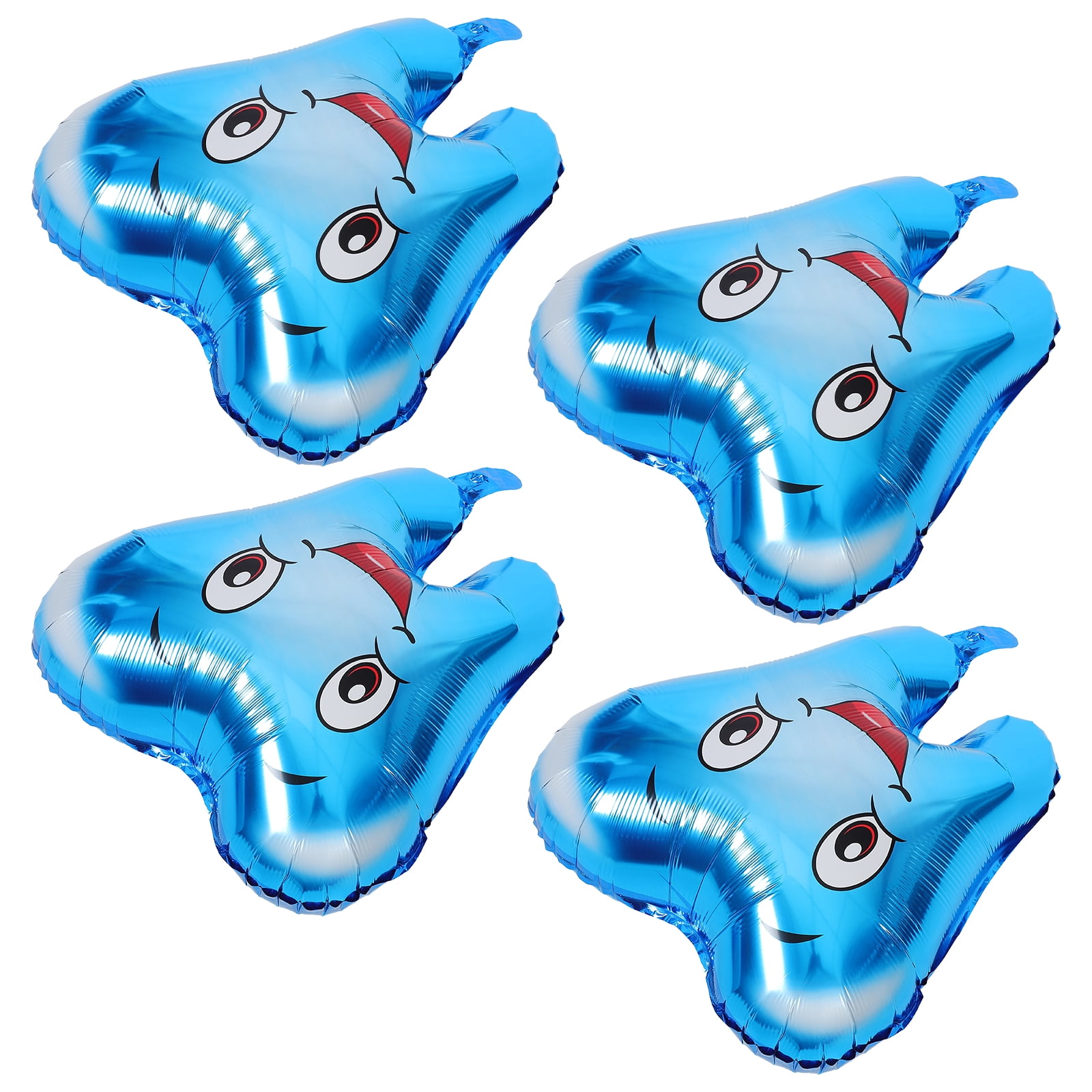 LEXSOMEO Tooth-shaped Balloons 4pcs Tooth Stage Balloons Teeth Theme ...