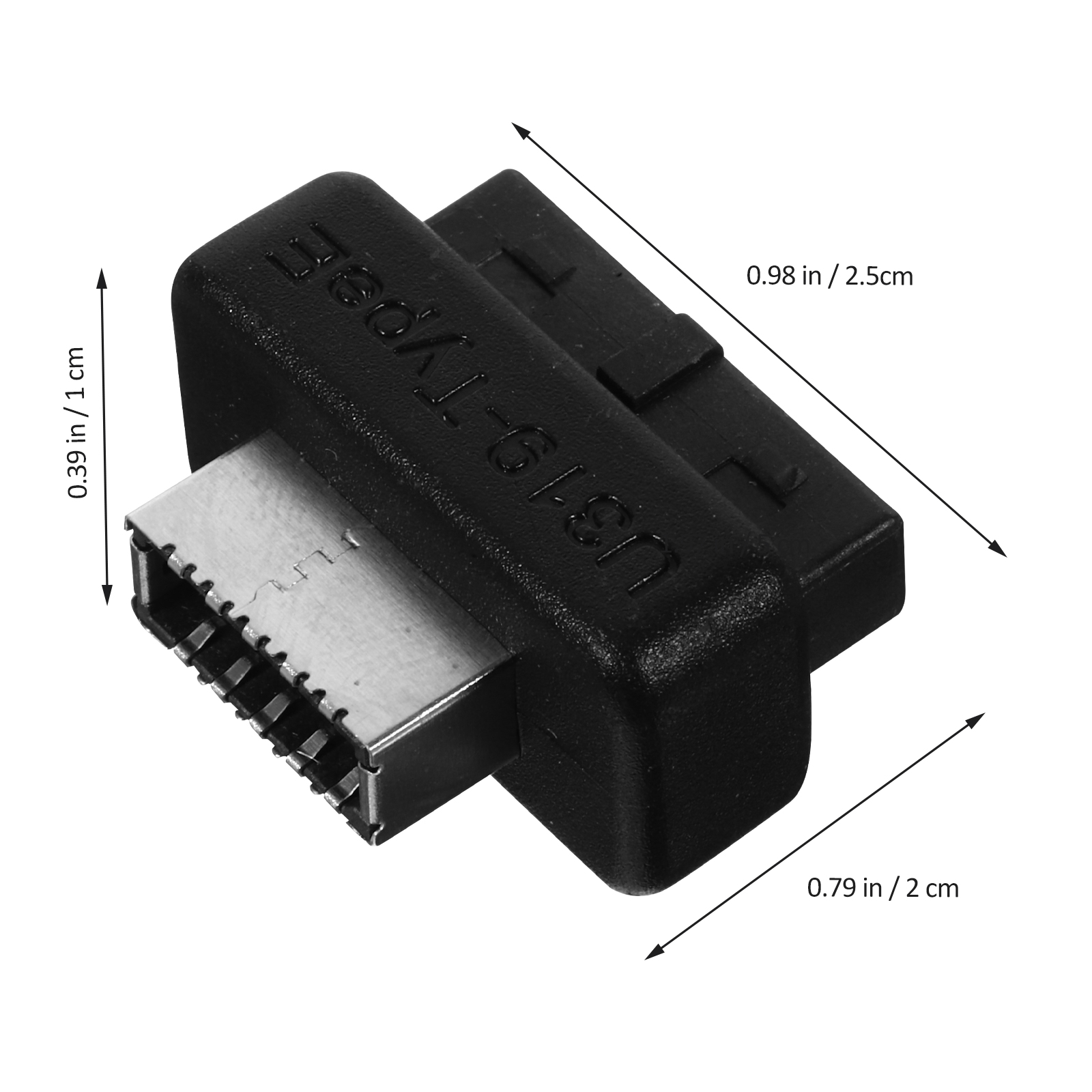 LEXSOMEO USB Front Panel Adapter 19 Pin To USB Type E Connector Board ...
