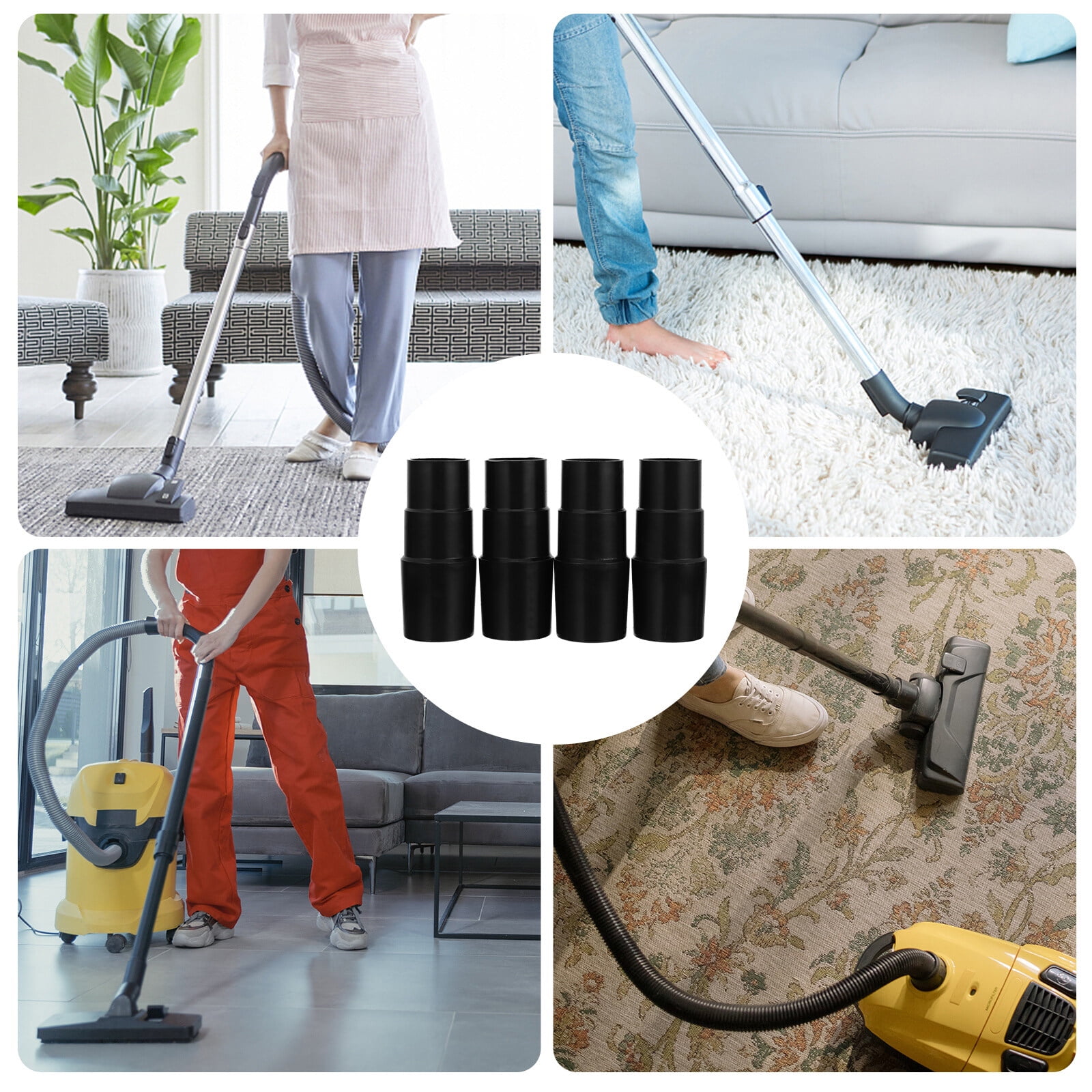 LEXSOMEO Universal Vacuum Hose Adapter 8pcs Hose Reducer Vacuum ...