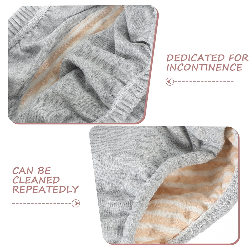 LEXSOMEO Urinal Pant Reusable Adult Diaper Nappy Washable Adult Diaper ...