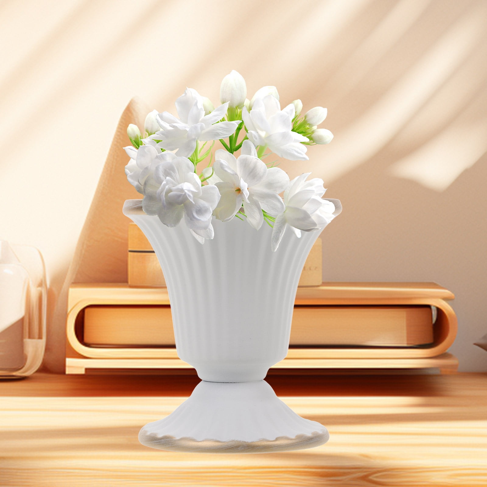 LEXSOMEO Vintage Planter Plant Pot Flower Pot Roman Column Flower Pot ...