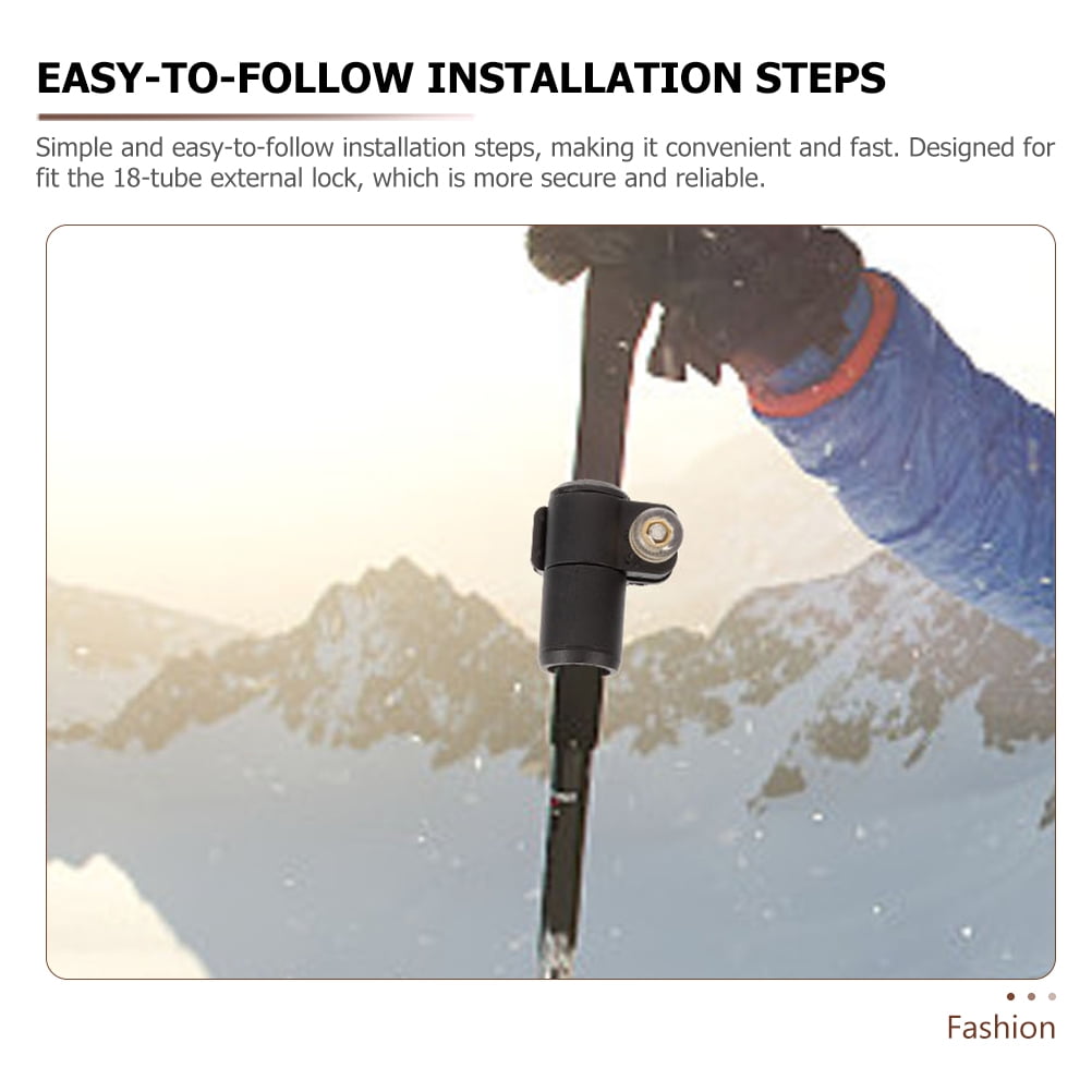 Rubber External Lock for Trekking Poles with Accessories Black High ...