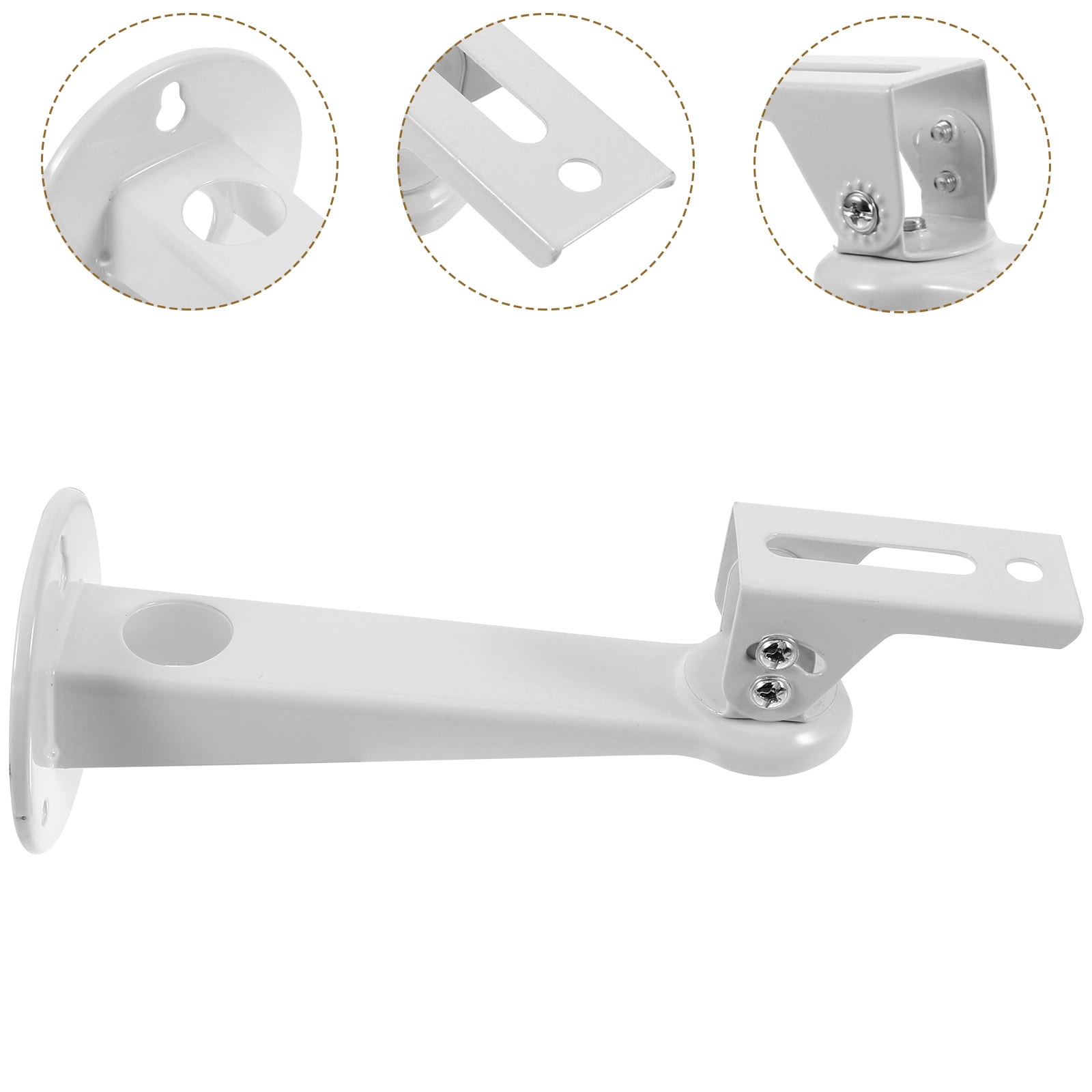 LEXSOMEO Wall Mount Bracket Holder Projector Screen Bracket 360 Degree ...