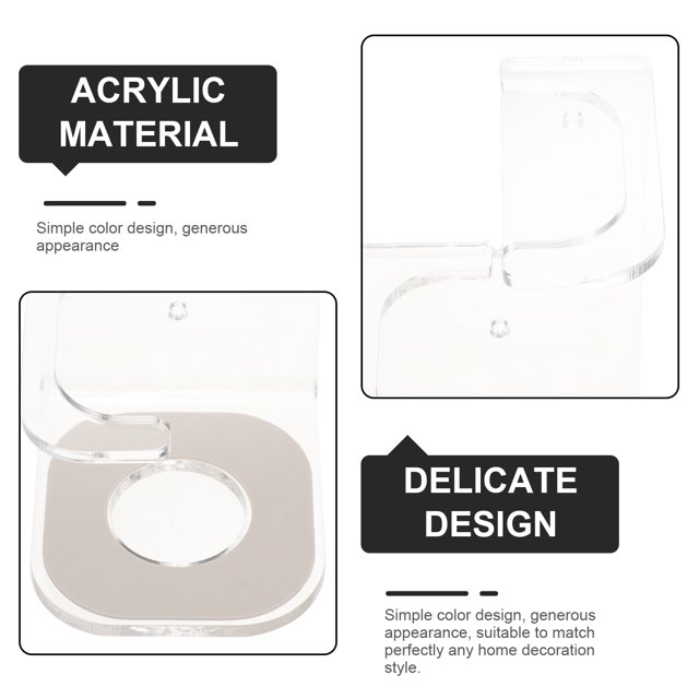 LEXSOMEO Wall Mount Sword Stand Wall Acrylic Sword Holder Wall Mounted ...