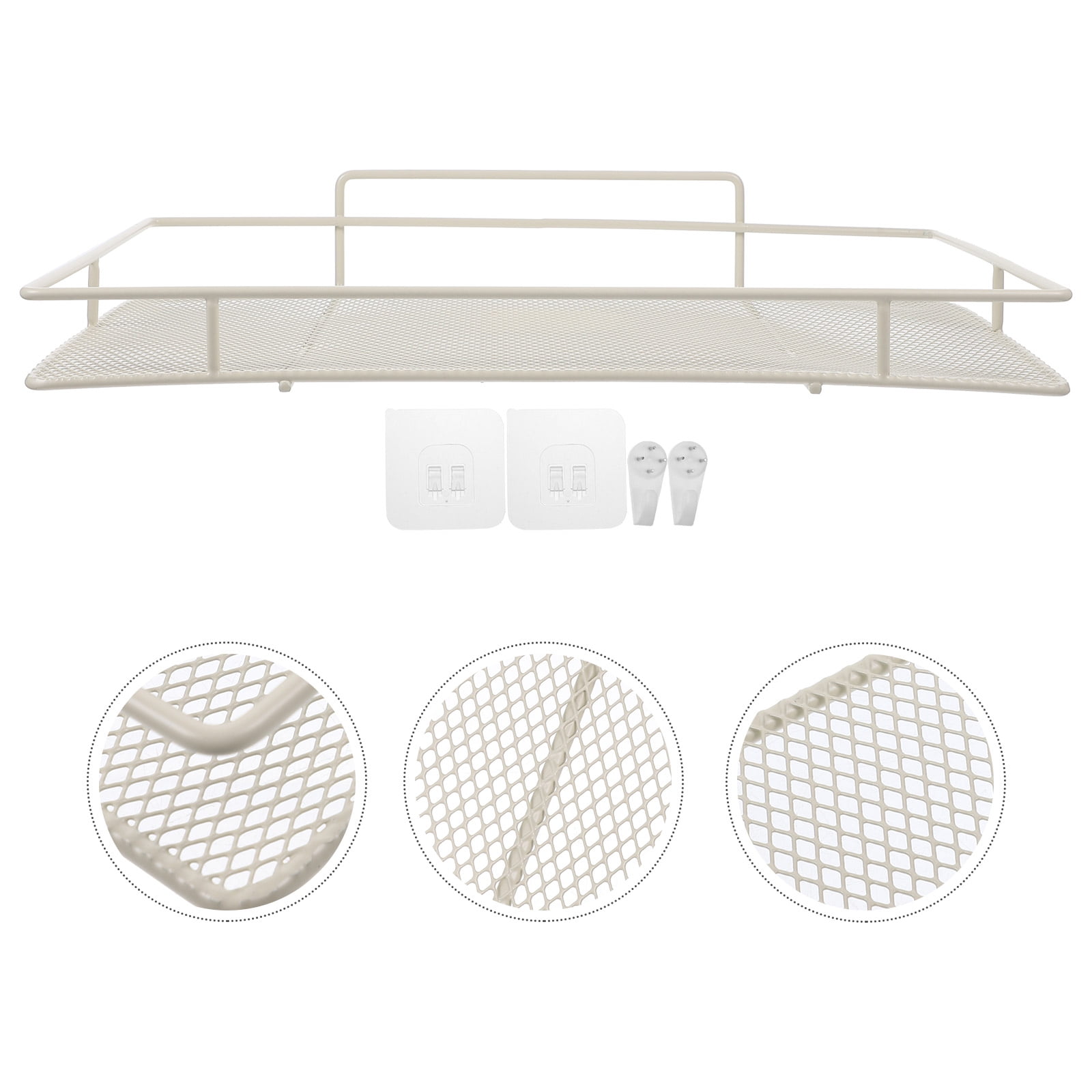 LEXSOMEO Wall Mounted Storage Rack Router Shelf Wall Display Shelf No ...