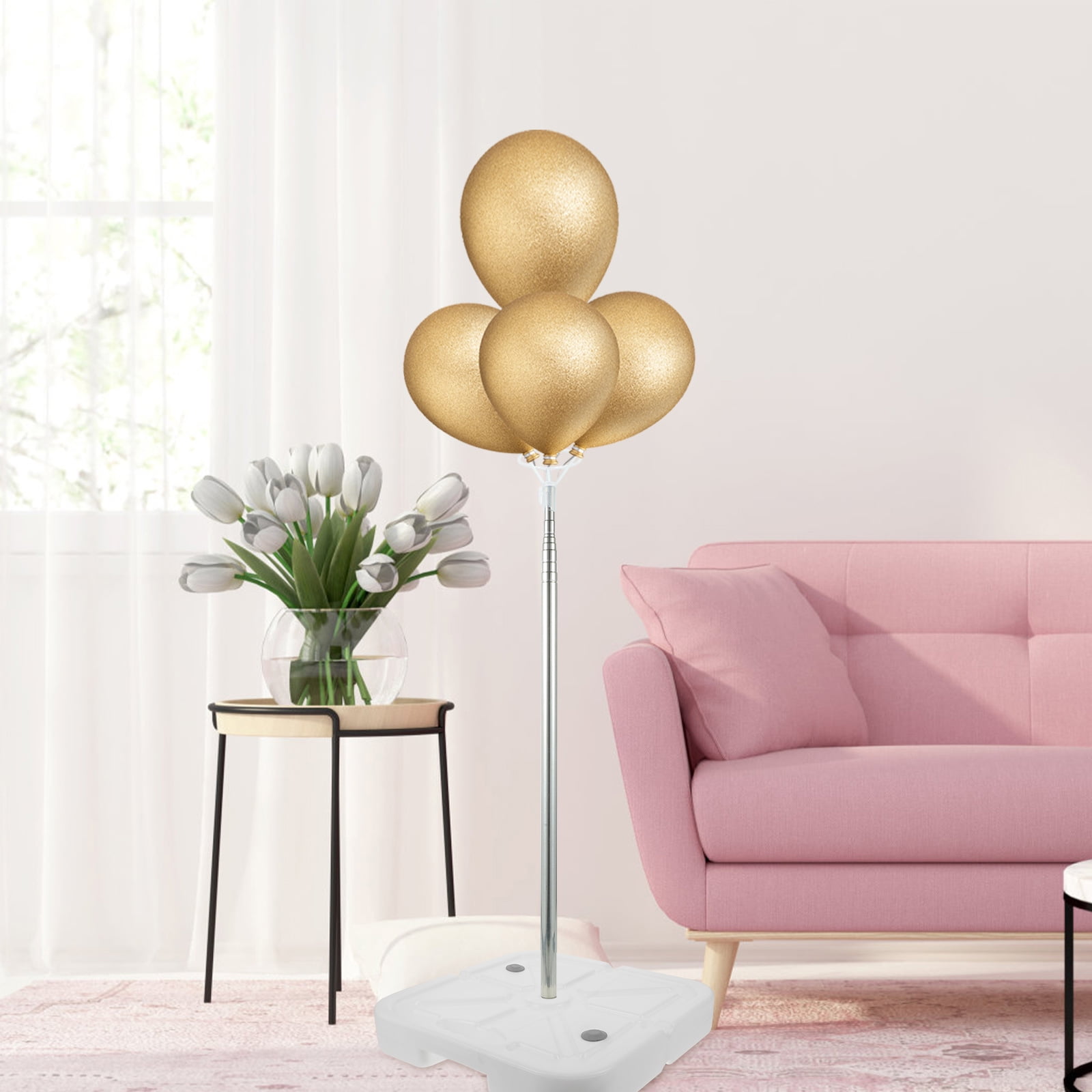 Wedding Balloon Arch Fillable Base for Balloon Stick Plastic White ...