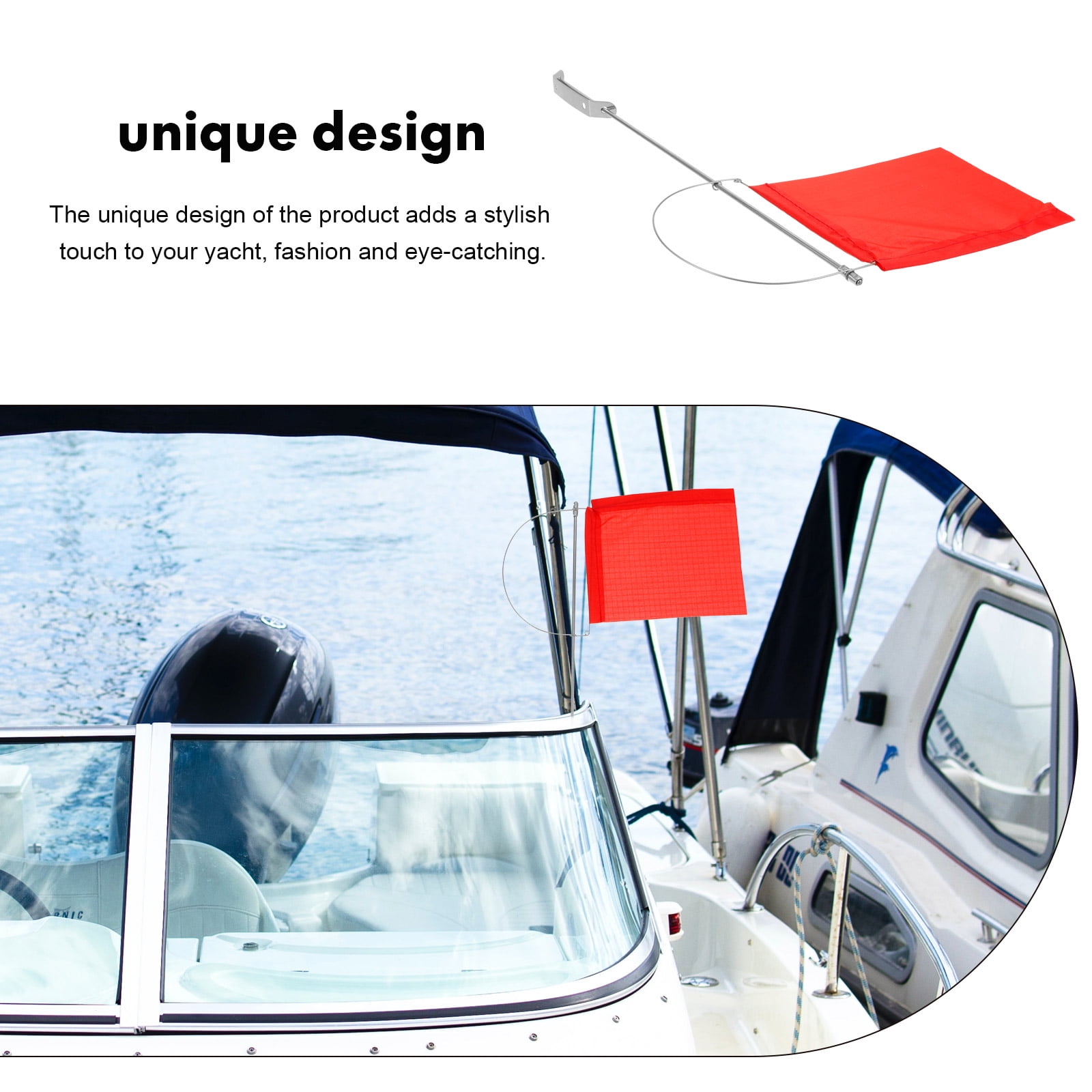 LEXSOMEO Wind Direction Flag Decor Outdoor Direction Flag Multipurpose ...