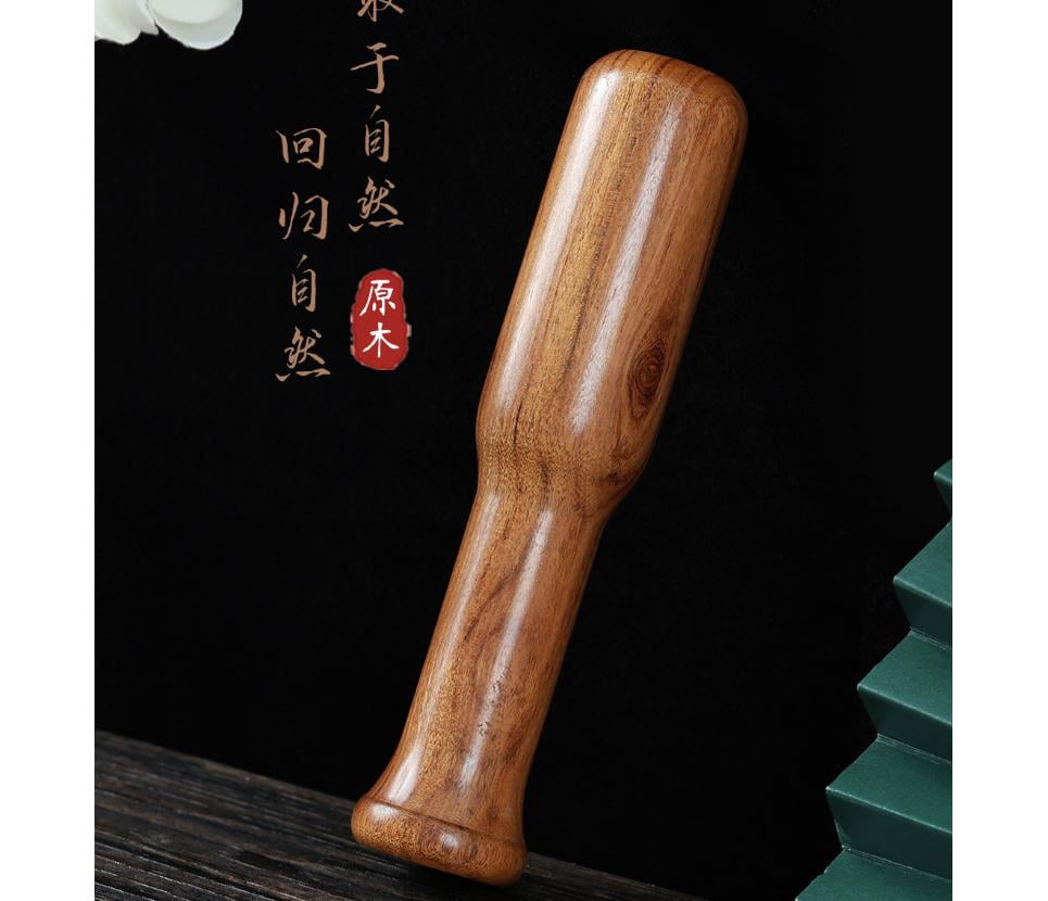 LEXSOMEO Wooden Pestle Wood Garlic Crusher Stick Seasoning Pounder Hand ...