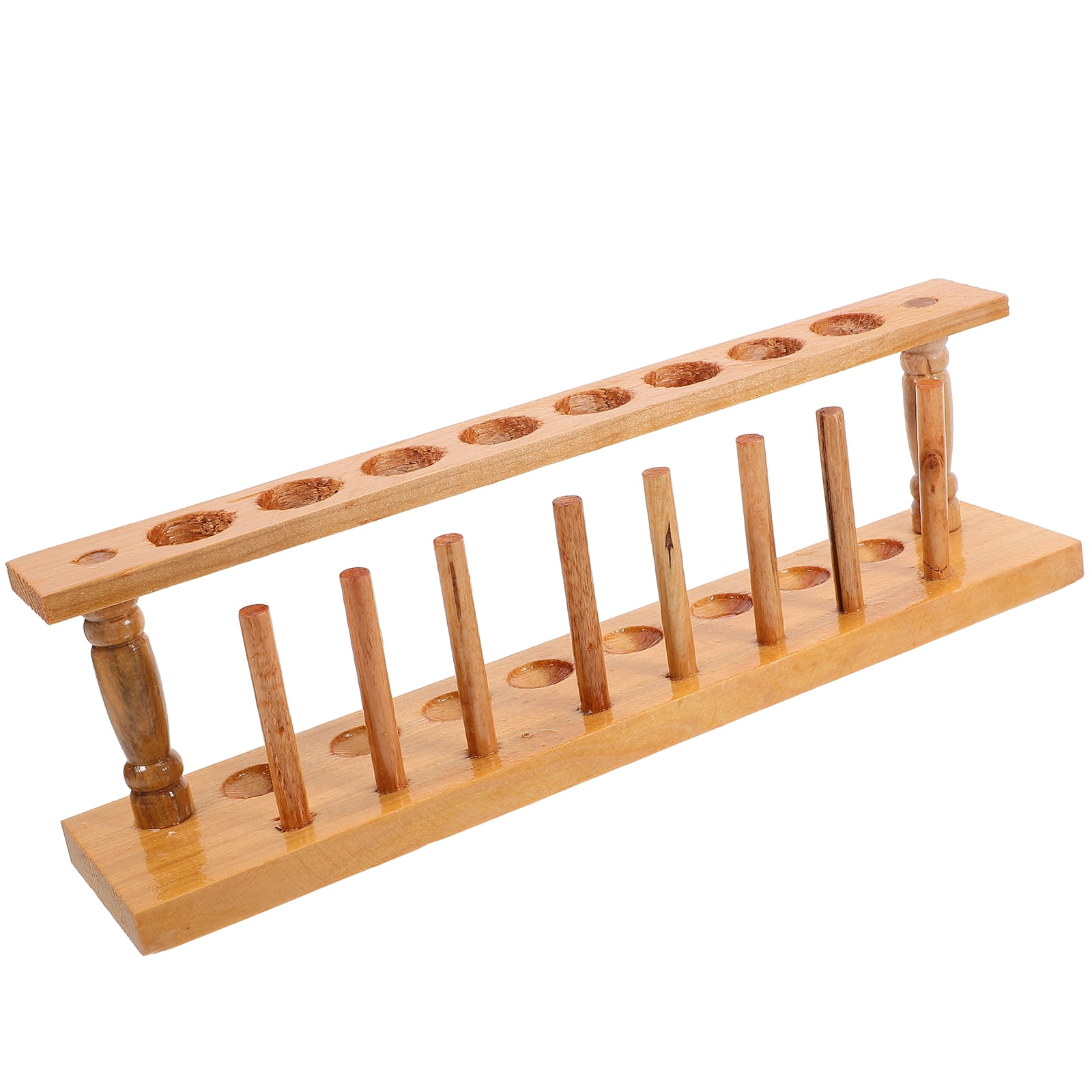 LEXSOMEO Wooden Test Tube Rack Test Tube Display Holder Centrifuge Tube ...