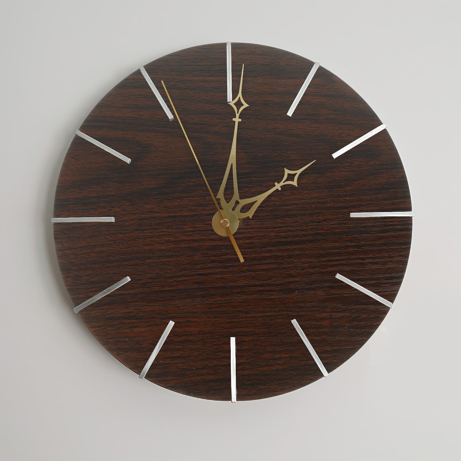 RENACLIPY Renaclify Wooden Clock Dial Replacement Dark Brown for DIY ...