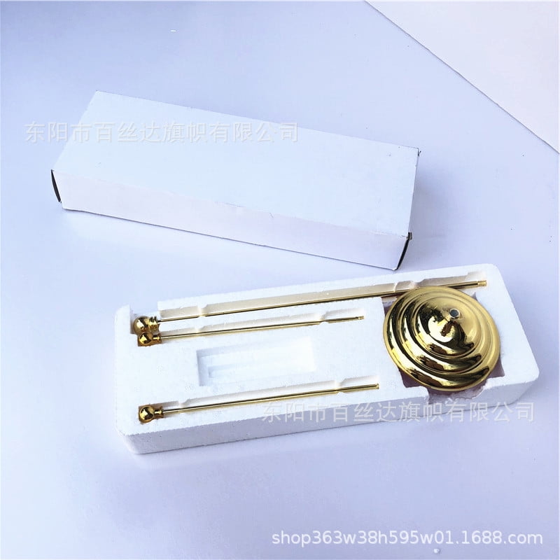 LEXSOMEO Y-Shaped Flagpole Stand For Office Desks Tabletop Metal ...