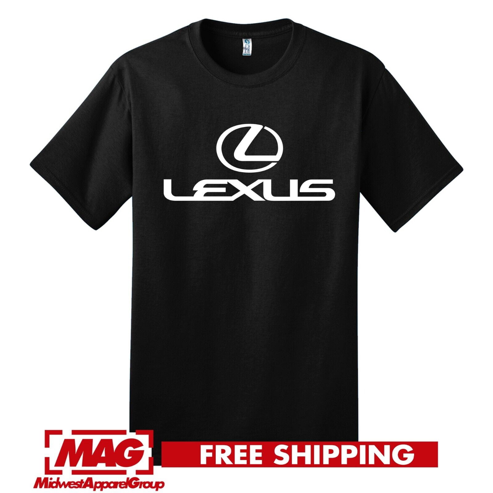 LEXUS BLACK T-SHIRT Logo IS F Sport Automotive Jdm Shirt Tee Motor NX ...