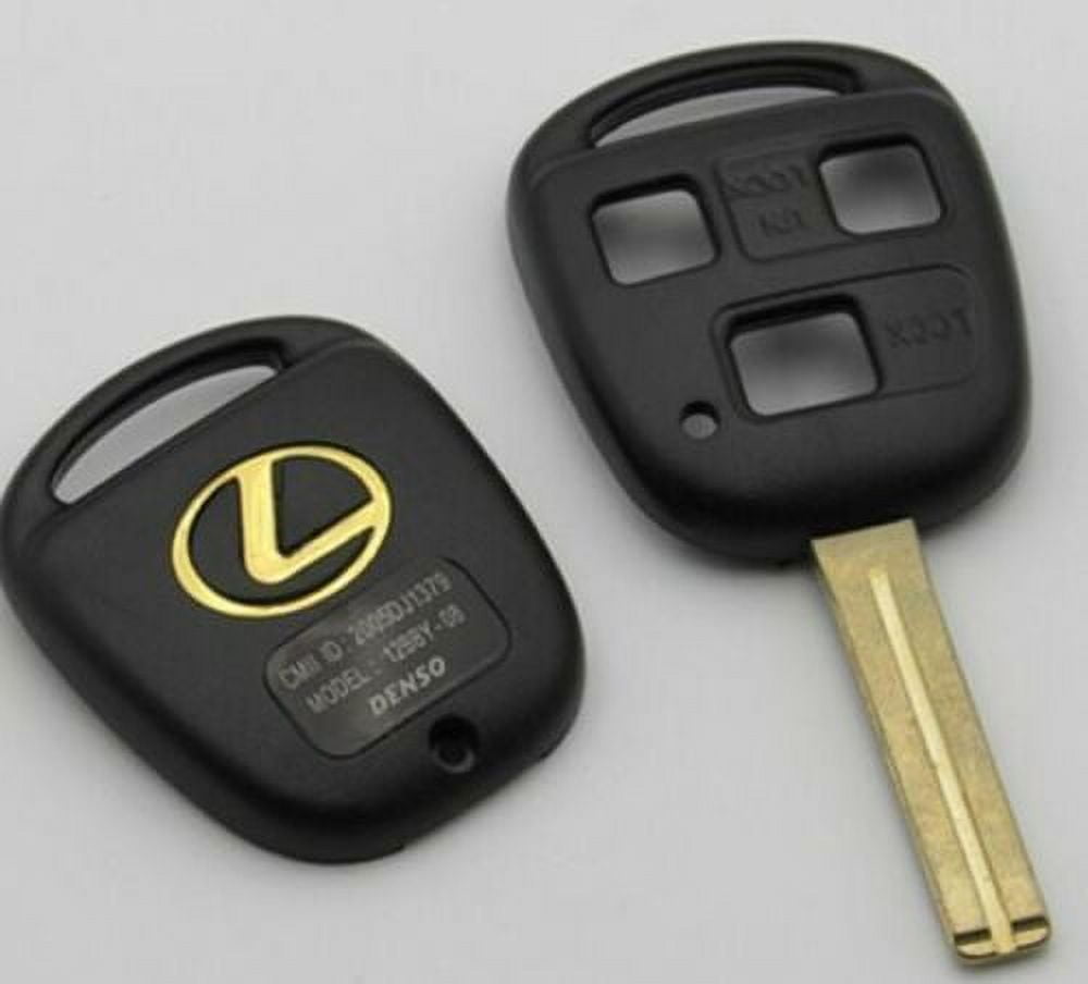 VLS 3 Button Remote Head Key Shell, Fits Lexus Models 1998-2009, Short ...