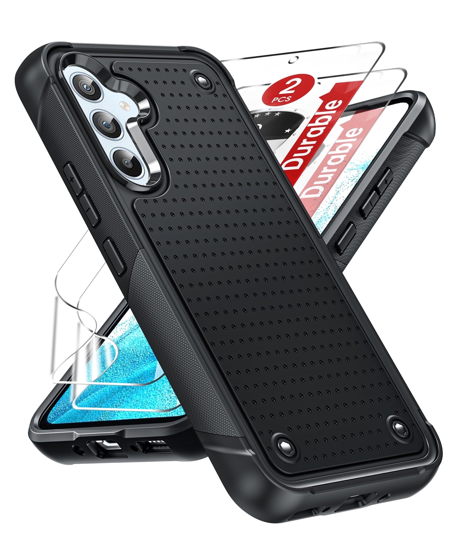 LeYi For Galaxy A54 Phone Case with Built in 2 Pack Screen Protector ...