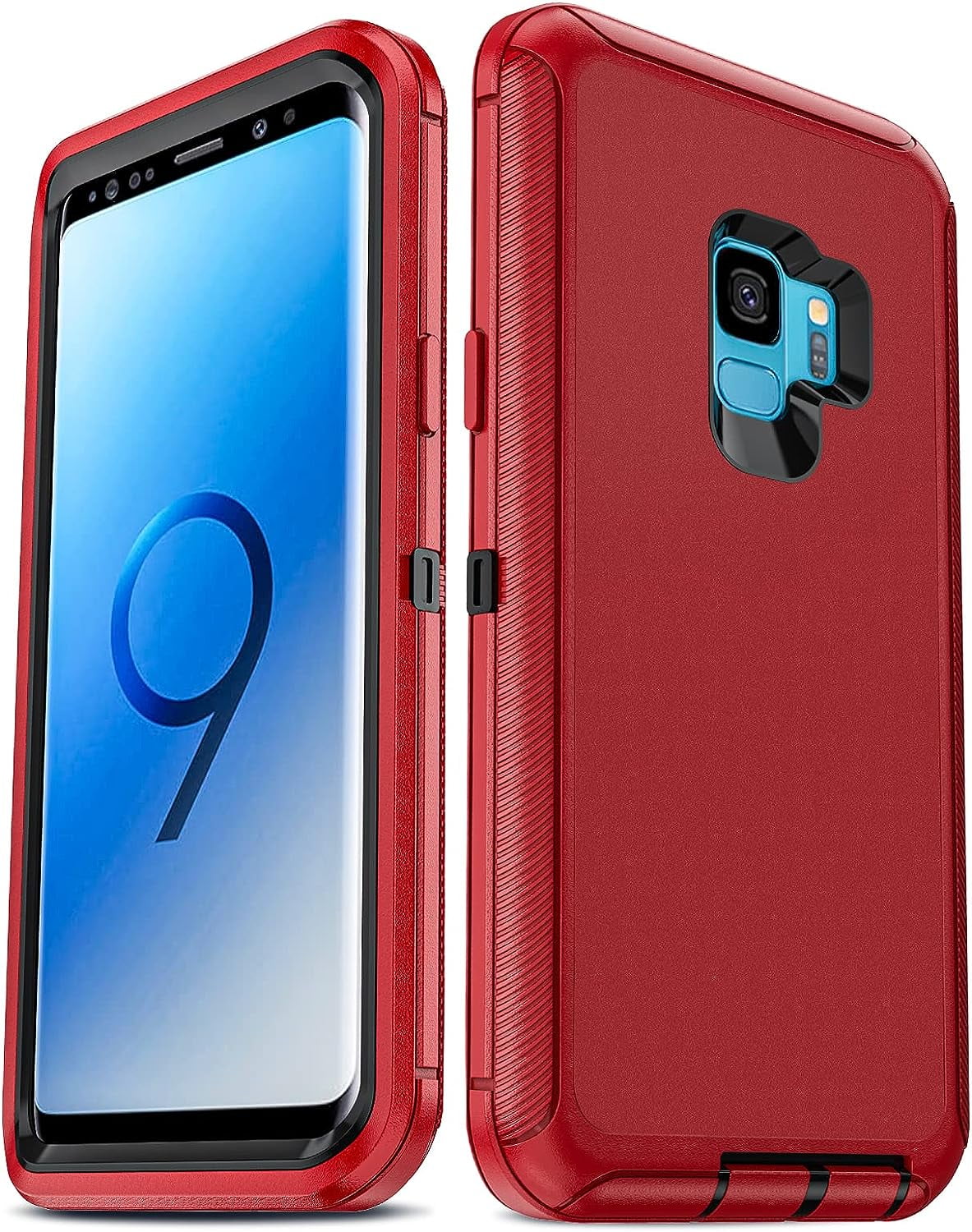 LEYI S9 Phone Case, for Samsung Galaxy S9 Protective Case Cover, 3 in 1 ...