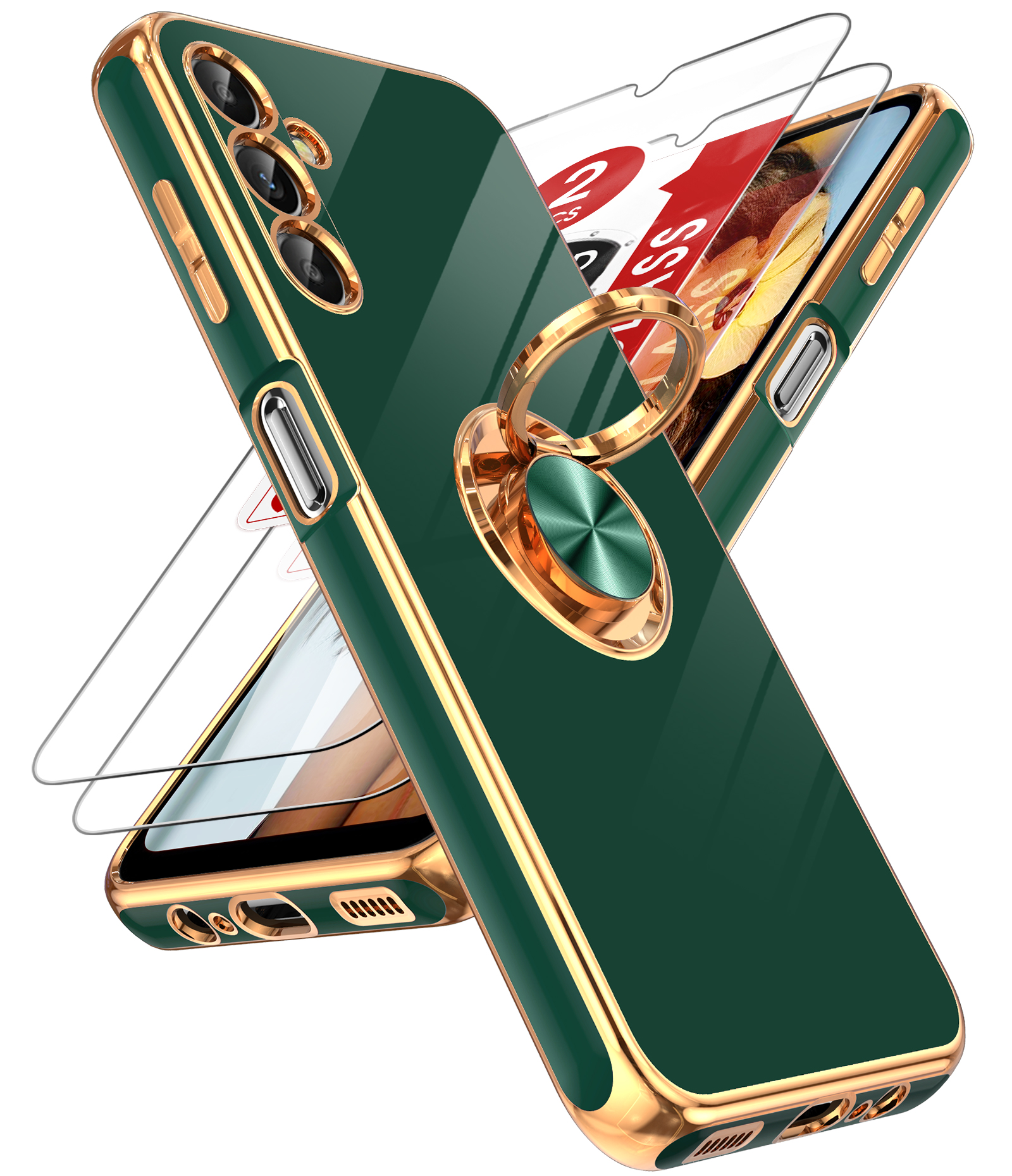 ESR HaloLock Universal Ring 360 2 pack Green - Walmart.com