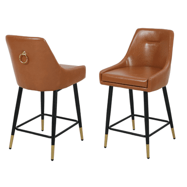 Summit Living 24 inch Counter Bar Stools with Back for Kitchen Dining ...