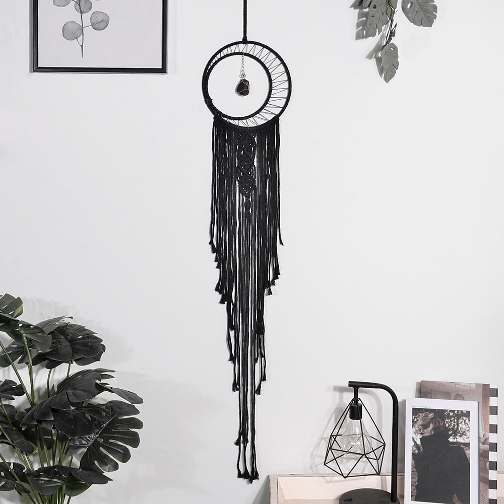 LEZMORE Moon Macrame Wall Pediments, Boho Room Decor, Teen Girls Room ...