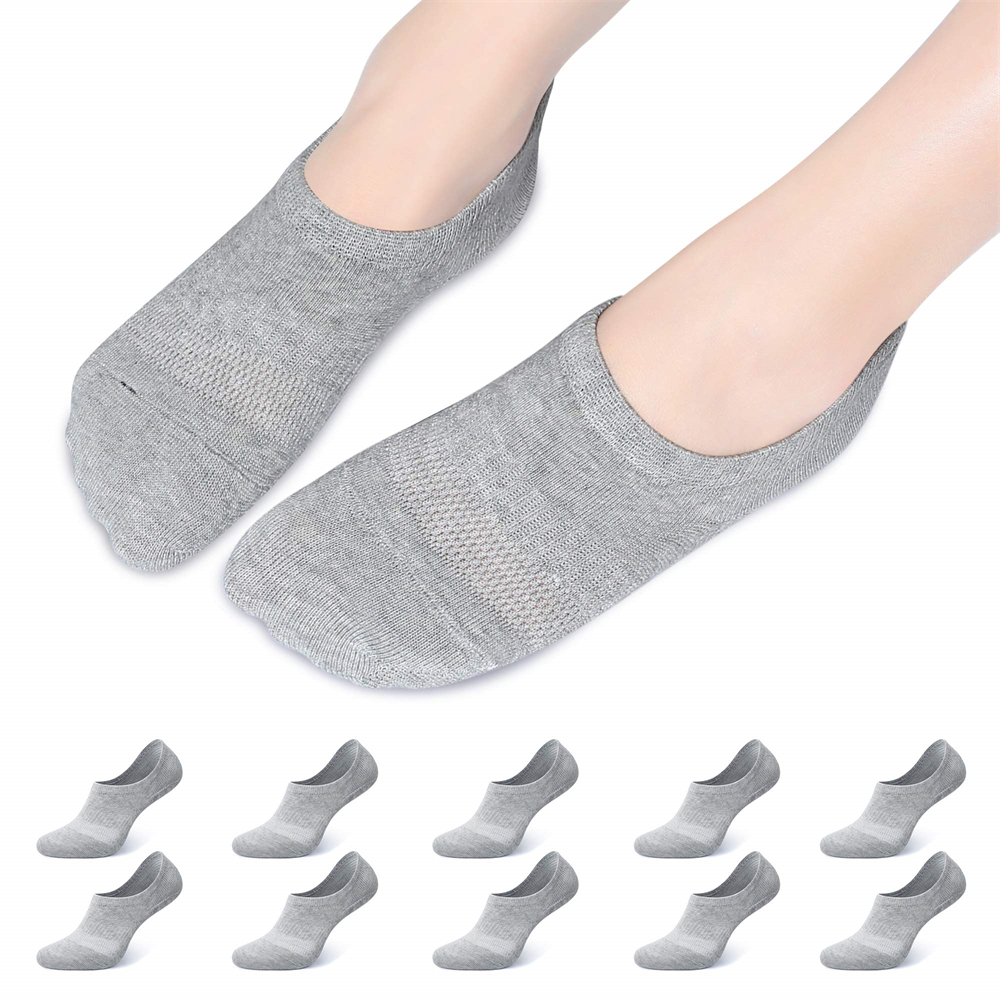 LEZMORE Sneaker Socks Women Ankle Socks Men No Show Socks Low Cut Anti ...