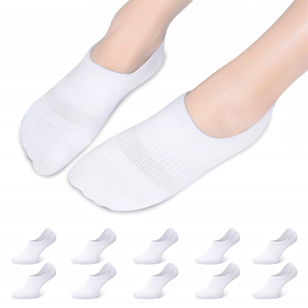 LEZMORE Sneaker Socks Women Ankle Socks Men No Show Socks Low Cut Anti ...