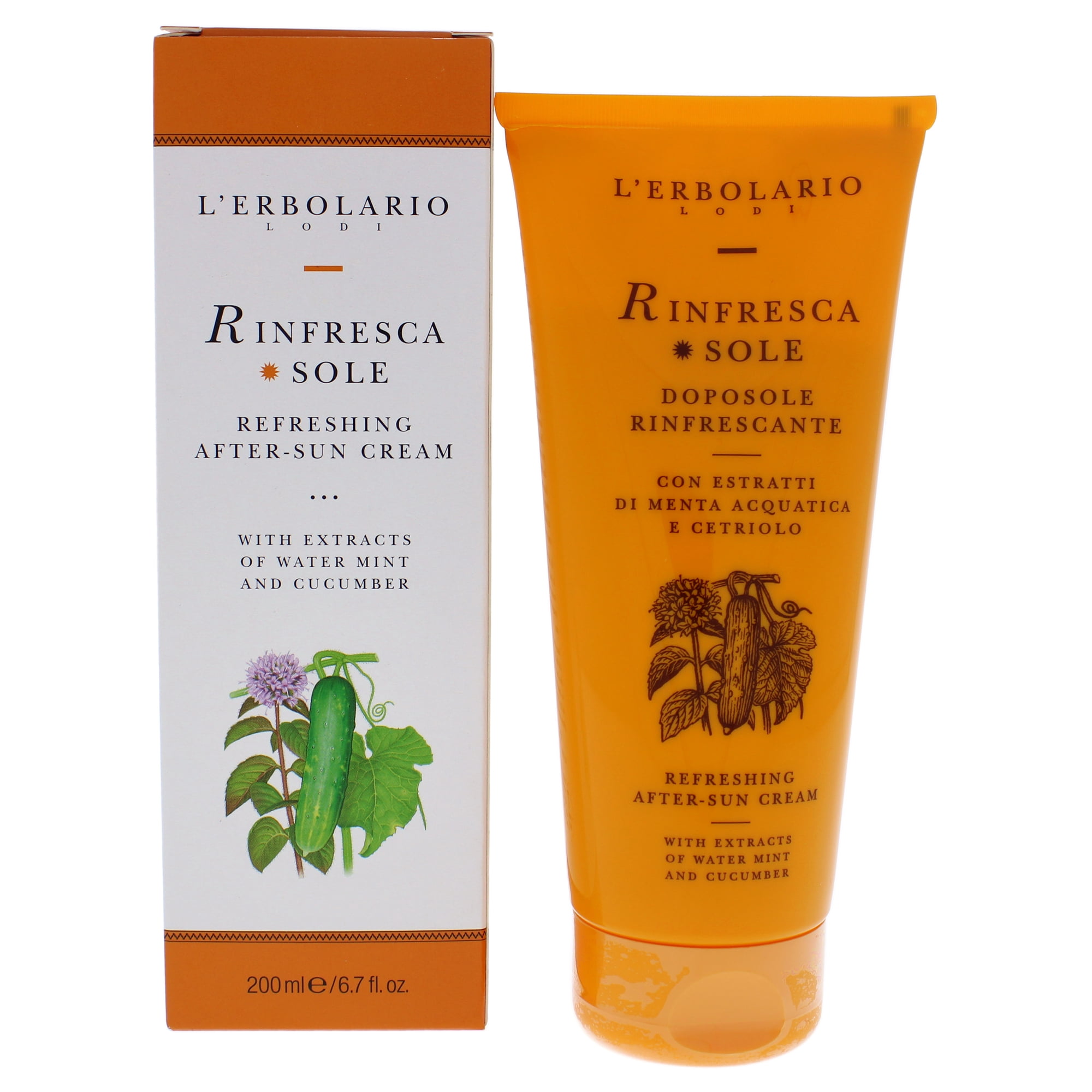LErbolario Rinfresca Sole Refreshing After-Sun Cream , 6.7 oz Sunscreen ...