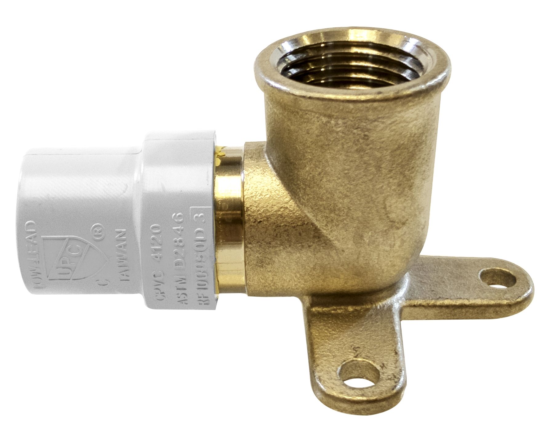 LF1/2 Drop Ear Elbow CPVCx Brass, CPVC Transition Fittings and Adapters ...