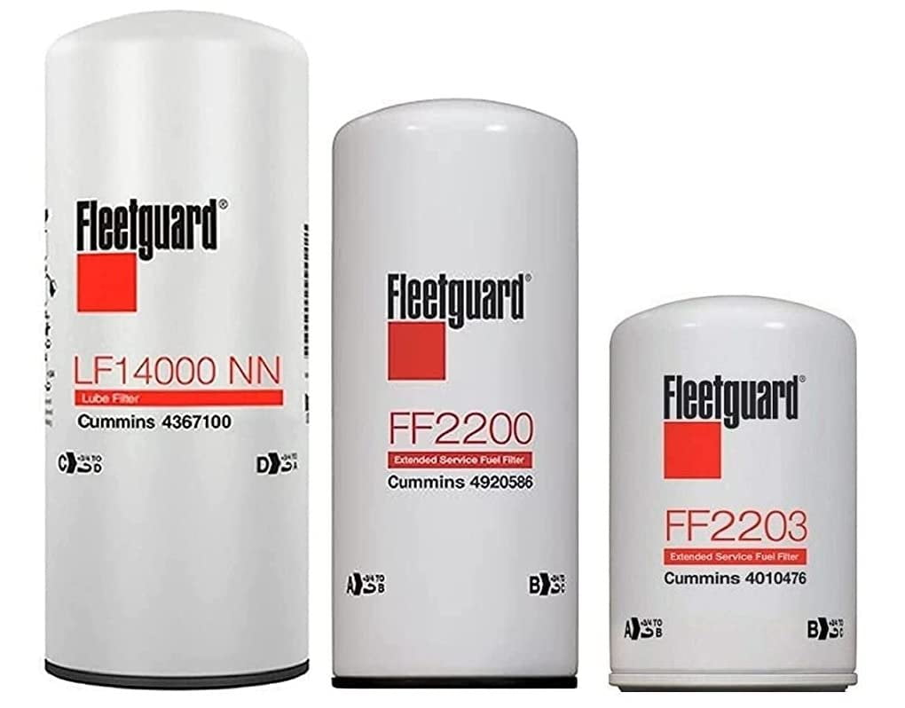 LF14000NN - FF2200 - FF2203 Fleetguard Filter Kit for ISX Cummins Pre ...